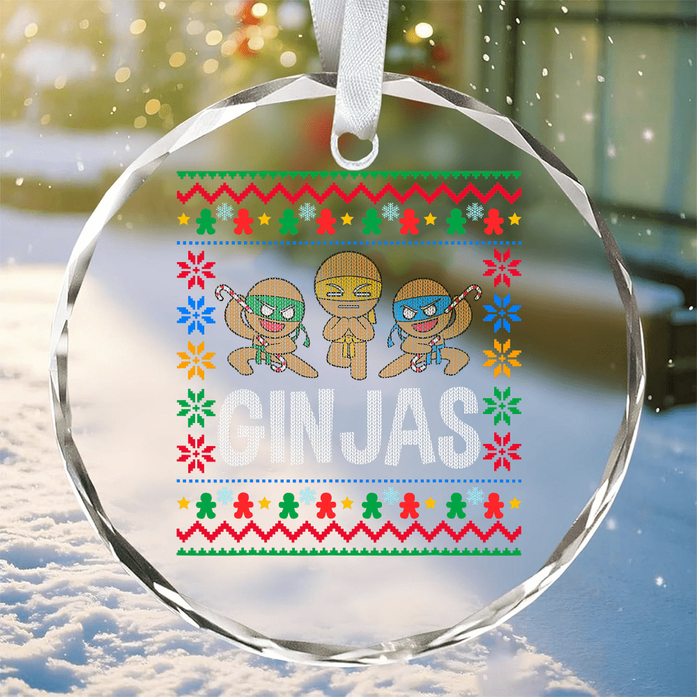 Ginjas Ninjas Gingerbread Ninjabread Ornament, Home Decoration, Crystal ...