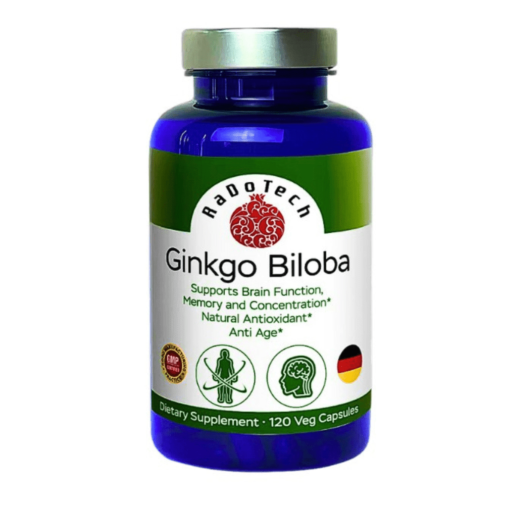 Ginkgo Biloba - Brain Function, Memory & Concentration Boost - Walmart.com
