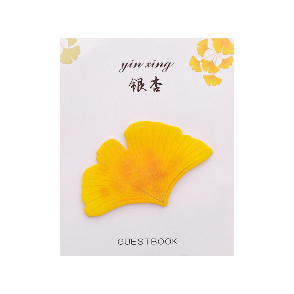 Ginkgo Cute Maple Leaf Sticky Note Creative Small Fresh Simulation Leaf ...