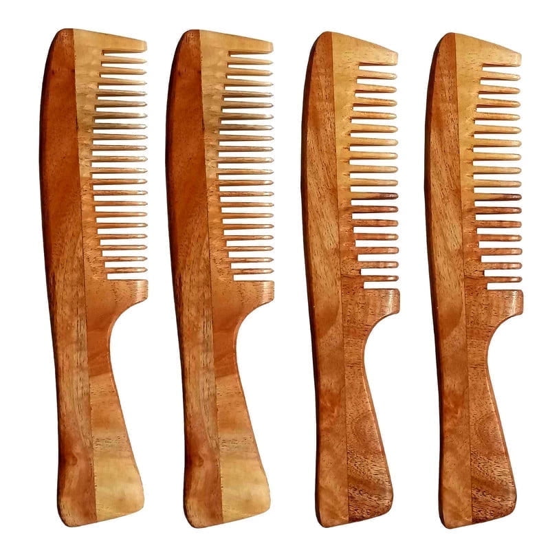 Ginni Marketing Wood Adult Hair Comb, Multicolor - Walmart.com