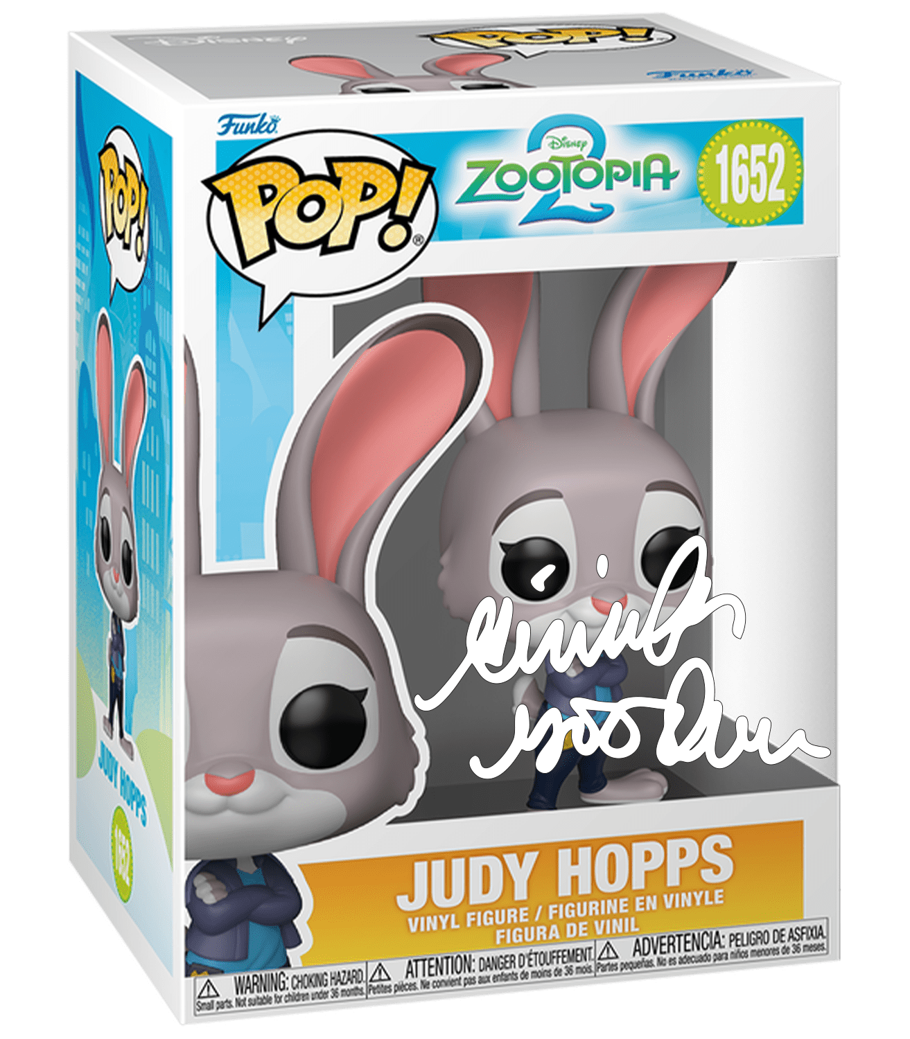 Ginnifer Goodwin Judy Hopps #1652 Disney Facsimile Signed Reprint Laser ...
