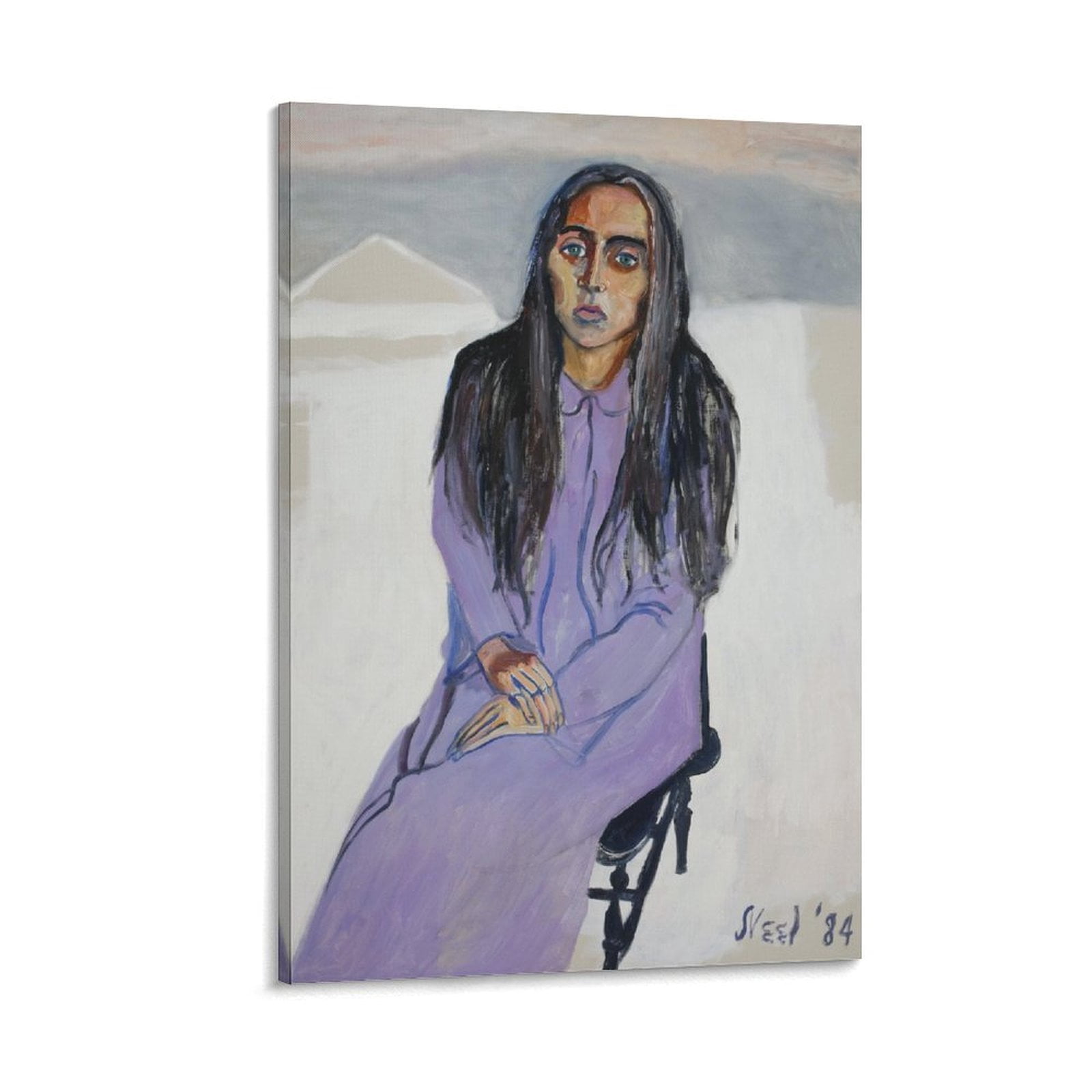 Ginny 1984 by Alice Neel Painting Canvas Wall Art Prints Poster Gifts ...