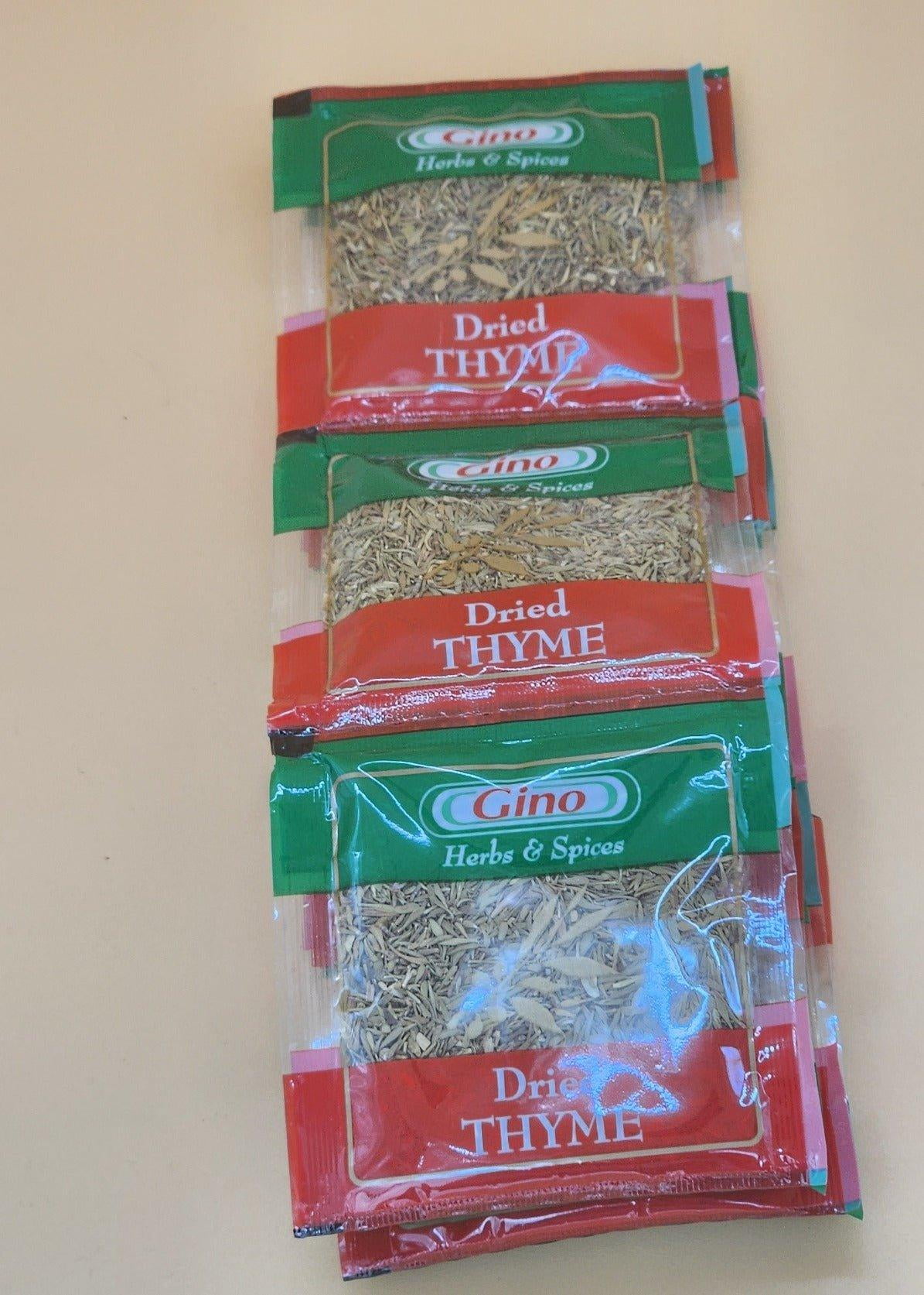 Gino Dried Thyme 10 Sachet - Walmart.com