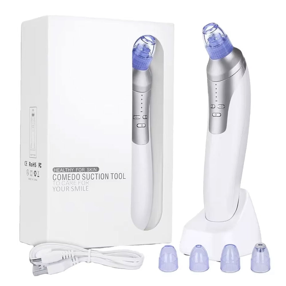 Ginpey Pore Vacuum Cleaner Comedones Extractor with 4 Probes Blackhead ...