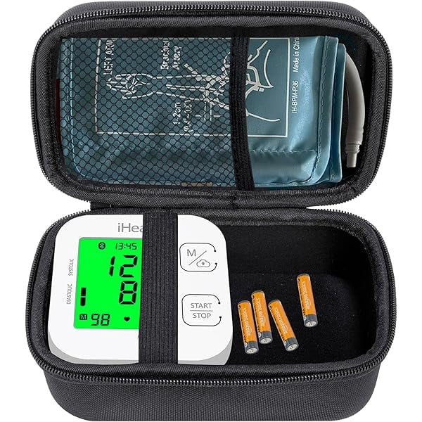 Ginsco Universal Hard Shell Case for Blood Pressure Monitor, Compatible ...