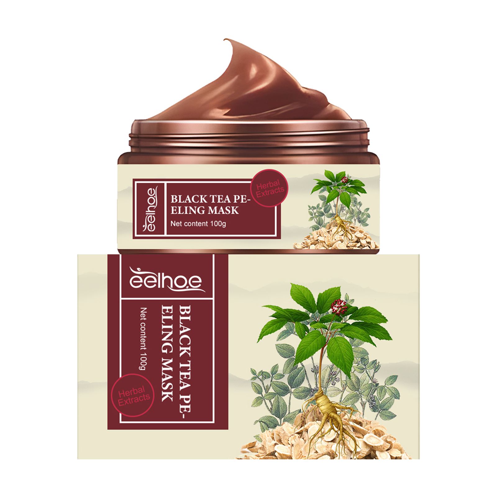 Ginseng Herbal Tearing Mask Blackhead Removing Cutin Repair Dull Fade ...