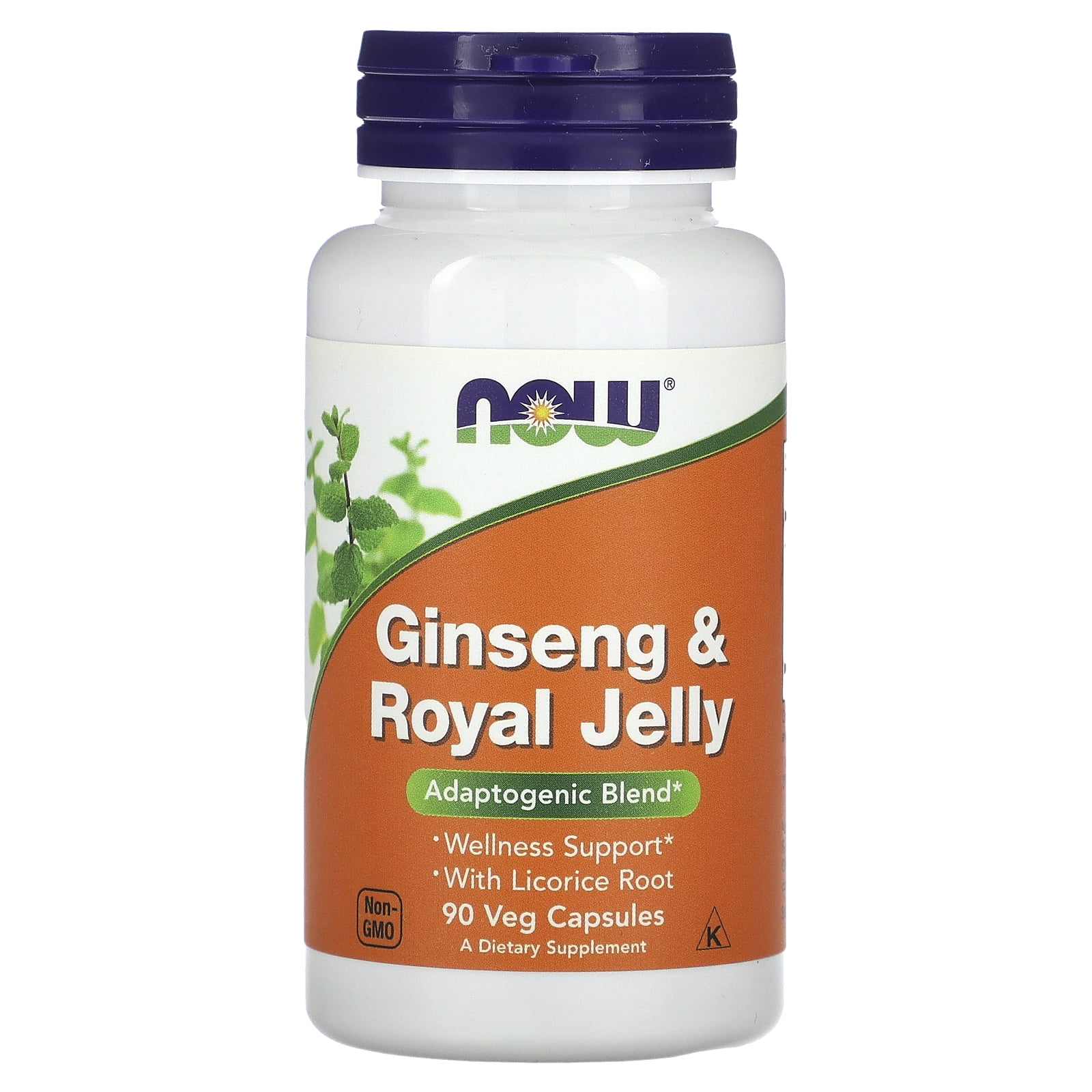 NOW Foods Gnseng & Royal Jelly Adaptogenic Blend, 90 Ct - Walmart.com
