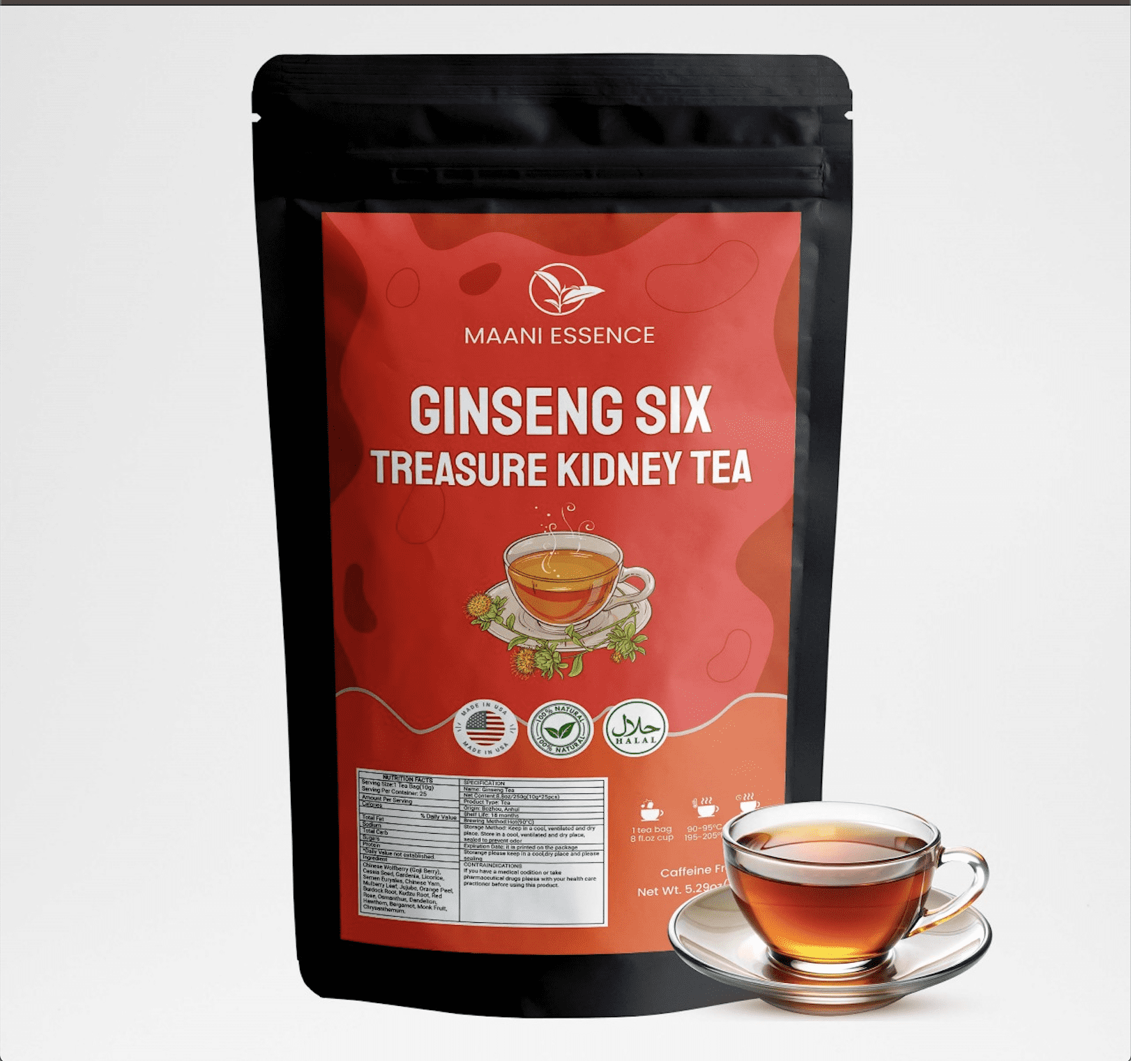 Ginseng six treasure tea , Kidney tea , liver tea , red date tea ...