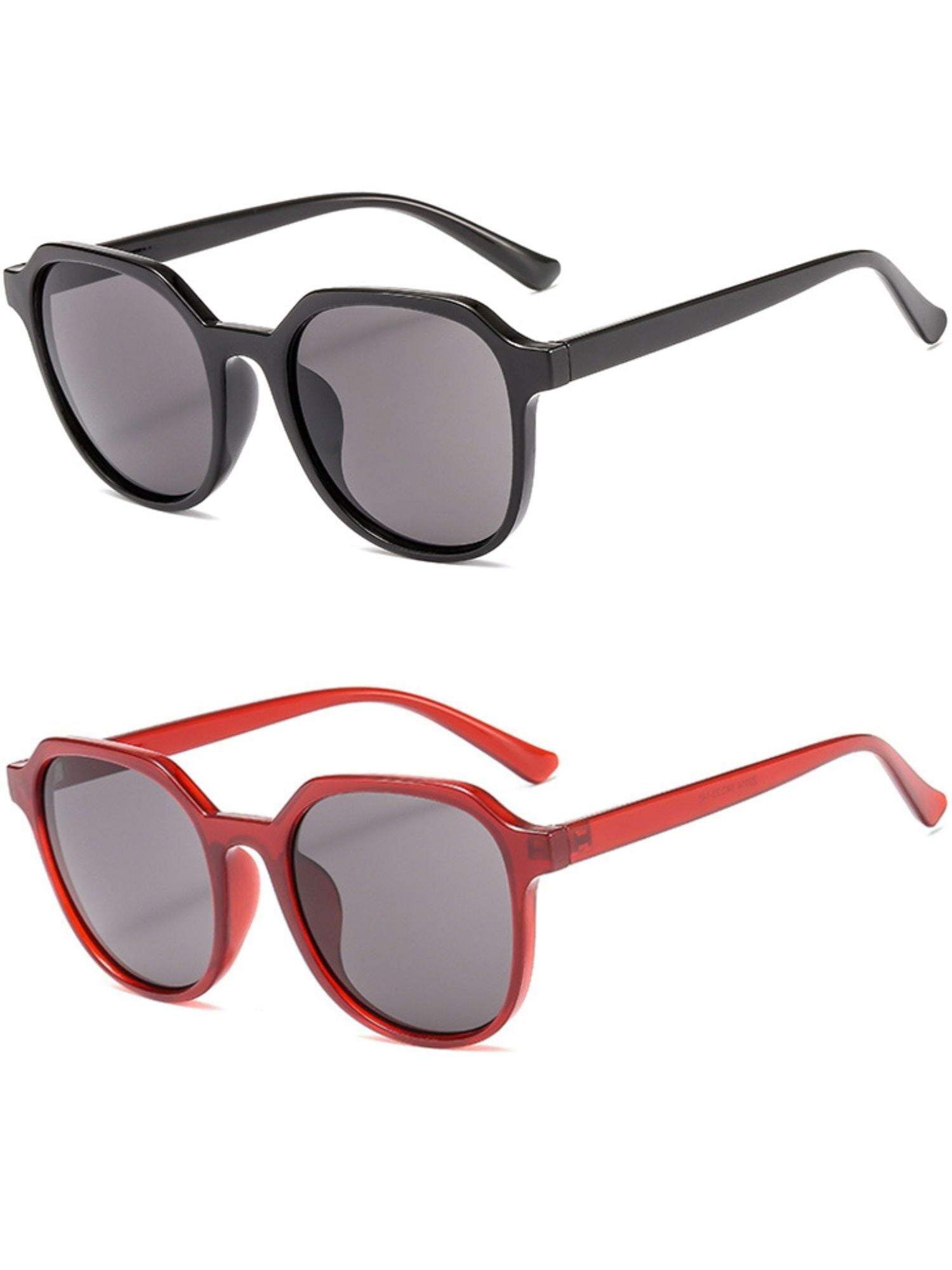 Ginsiom 2 Packs Trendy Sunglasses for Women Square Retro Fashion Womens ...