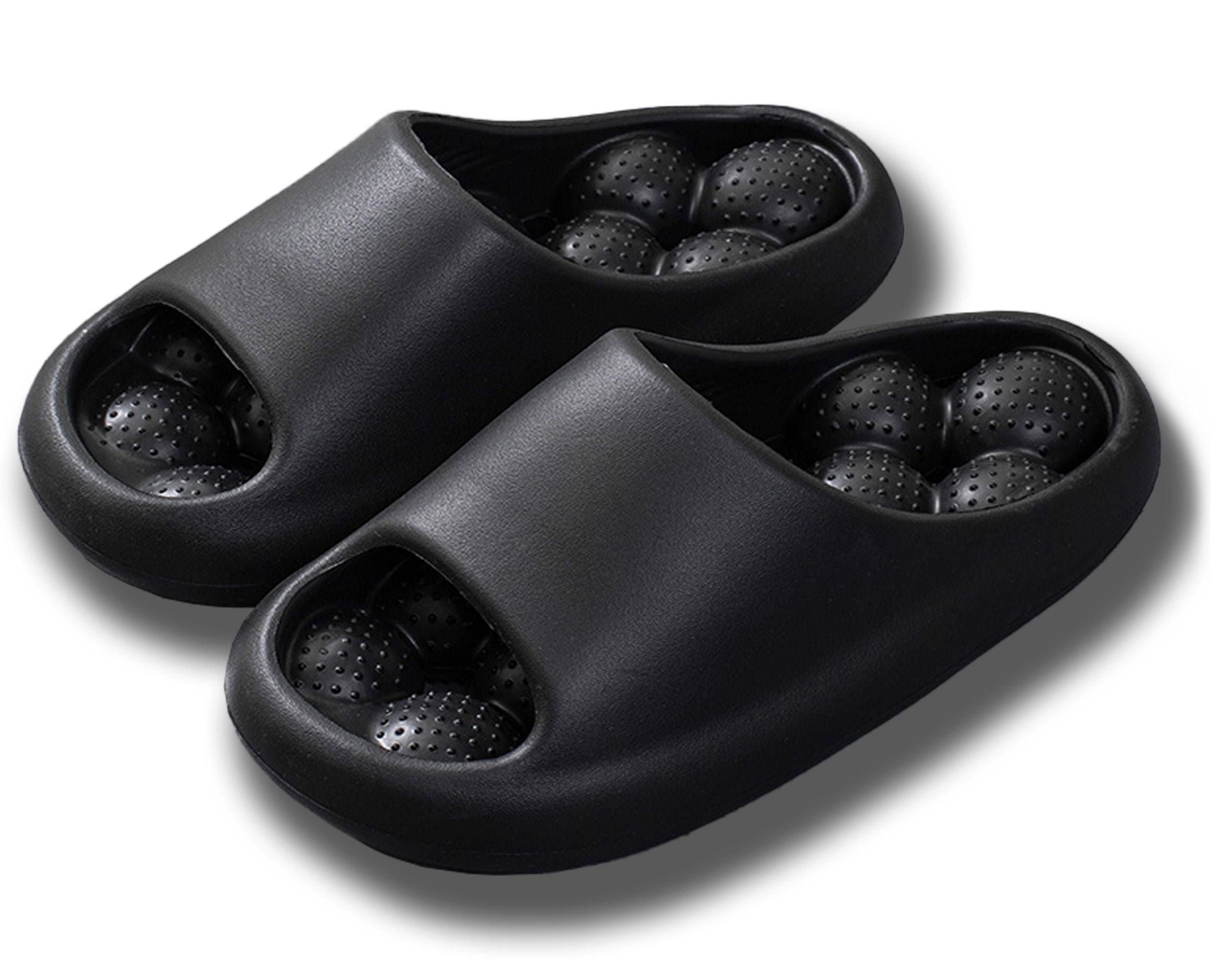 Ginsiom Bubble Massage Slides Slippers for Women Men Non Slip Quick ...