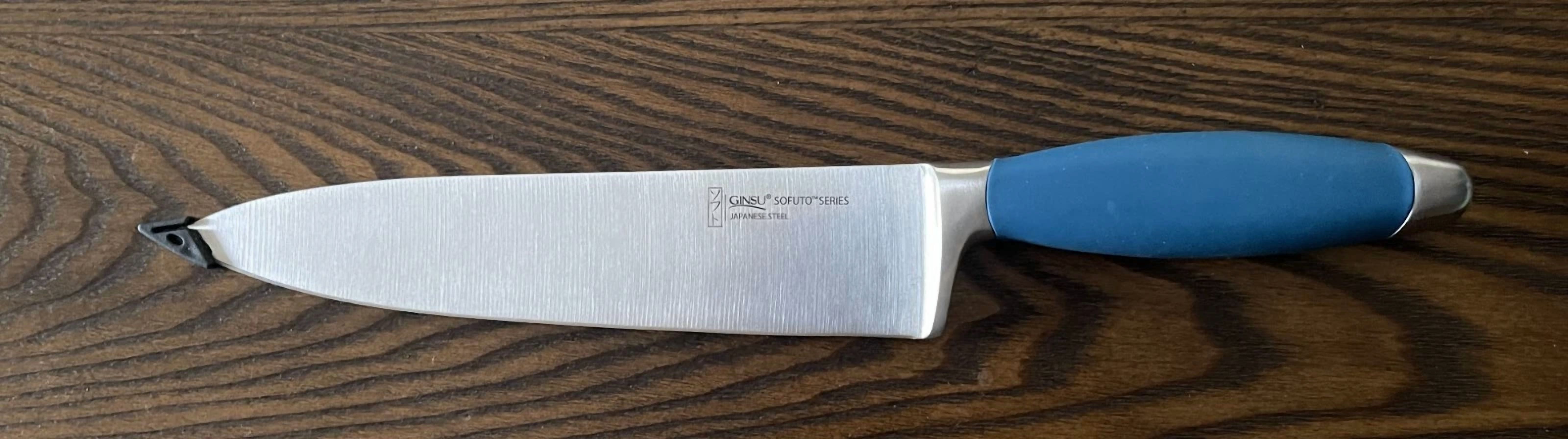 Ginsu Sofuto Series 8 In" Cleaver Slicing Knife Japanese Steel Ergo ...