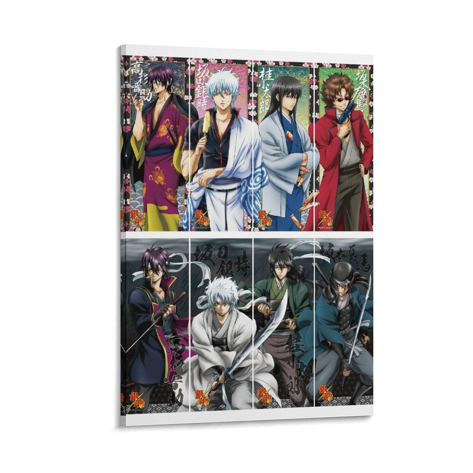 Gintama Characters Anime Japanese Poster Picture Print Wall Art Poster ...