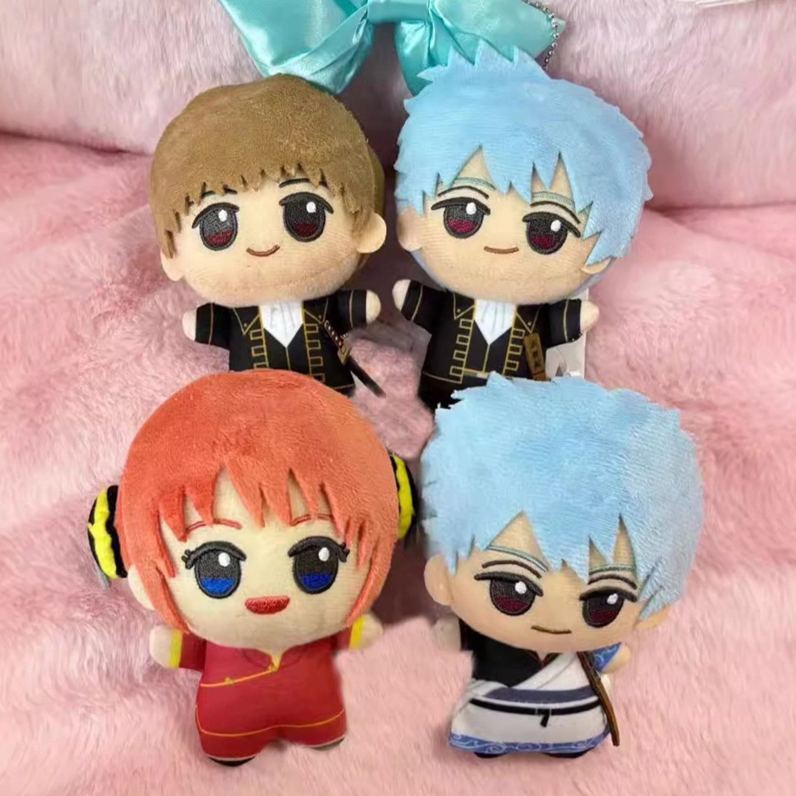 Gintama Merchandise Anime Plushies 3.9'', Cute Anime Plush Toys Cute ...