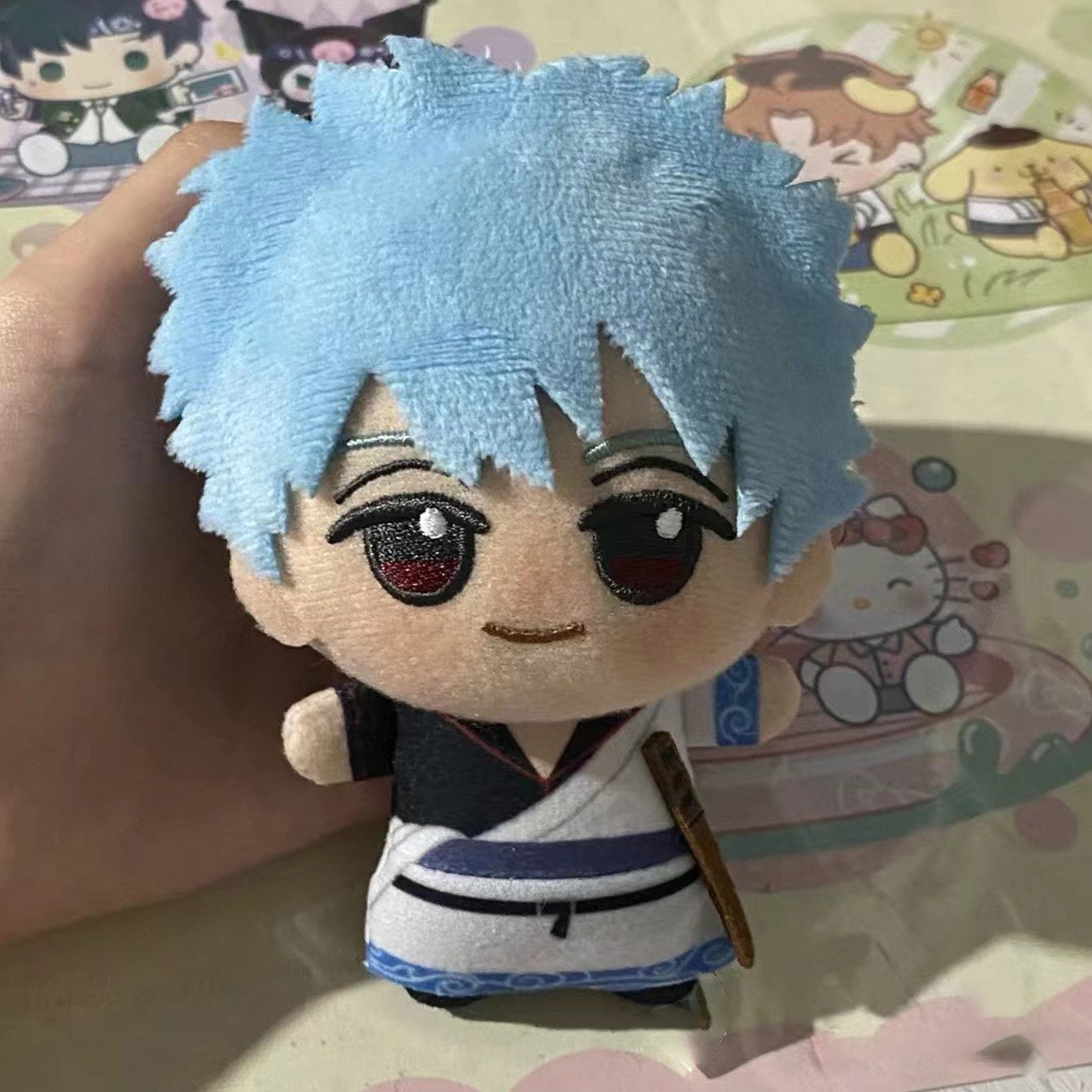 Gintama Merchandise Anime Plushies 3.9'', Cute Anime Plush Toys Cute ...