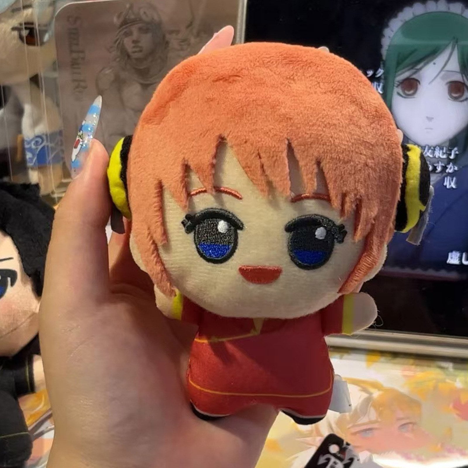 Gintama Merchandise Anime Plushies 3.9'', Cute Anime Plush Toys Cute ...