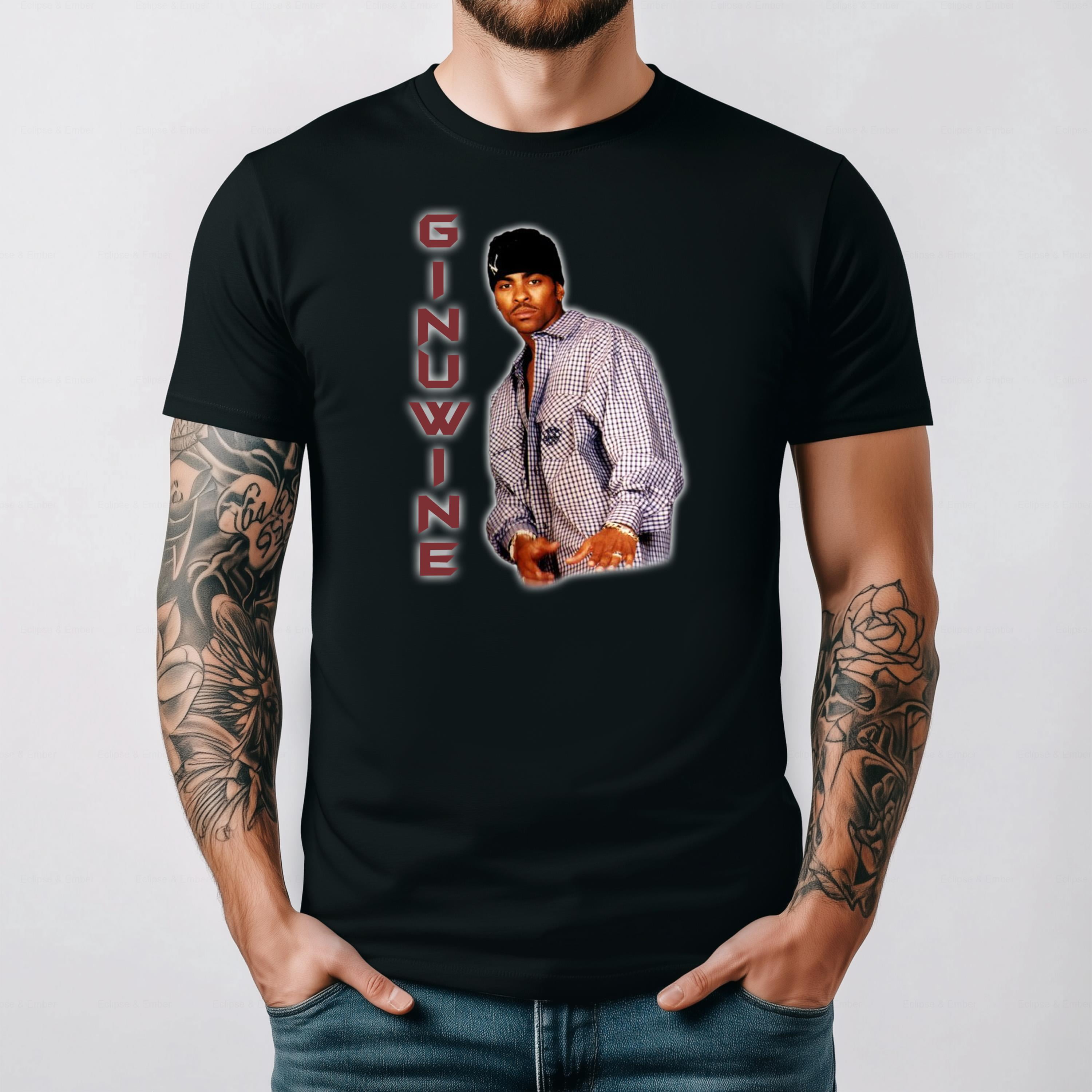 Ginuwine 90s Inspired RNB Music Pony So Anxious Singer Fan T Shirt ...