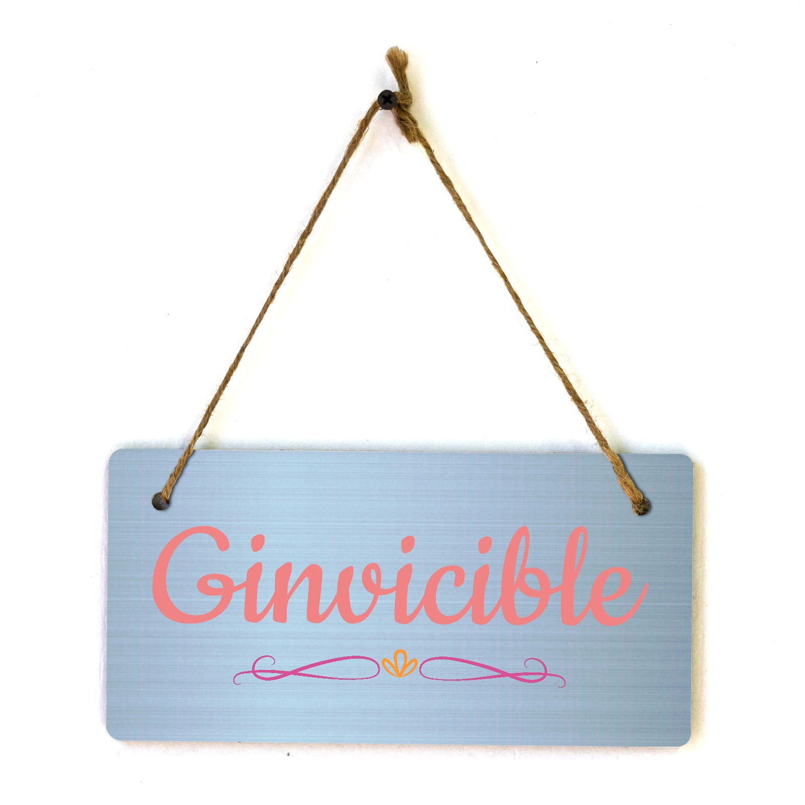 Ginvincible 5x10 Hanging Plus Wall or Door Sign | Family and Friends ...