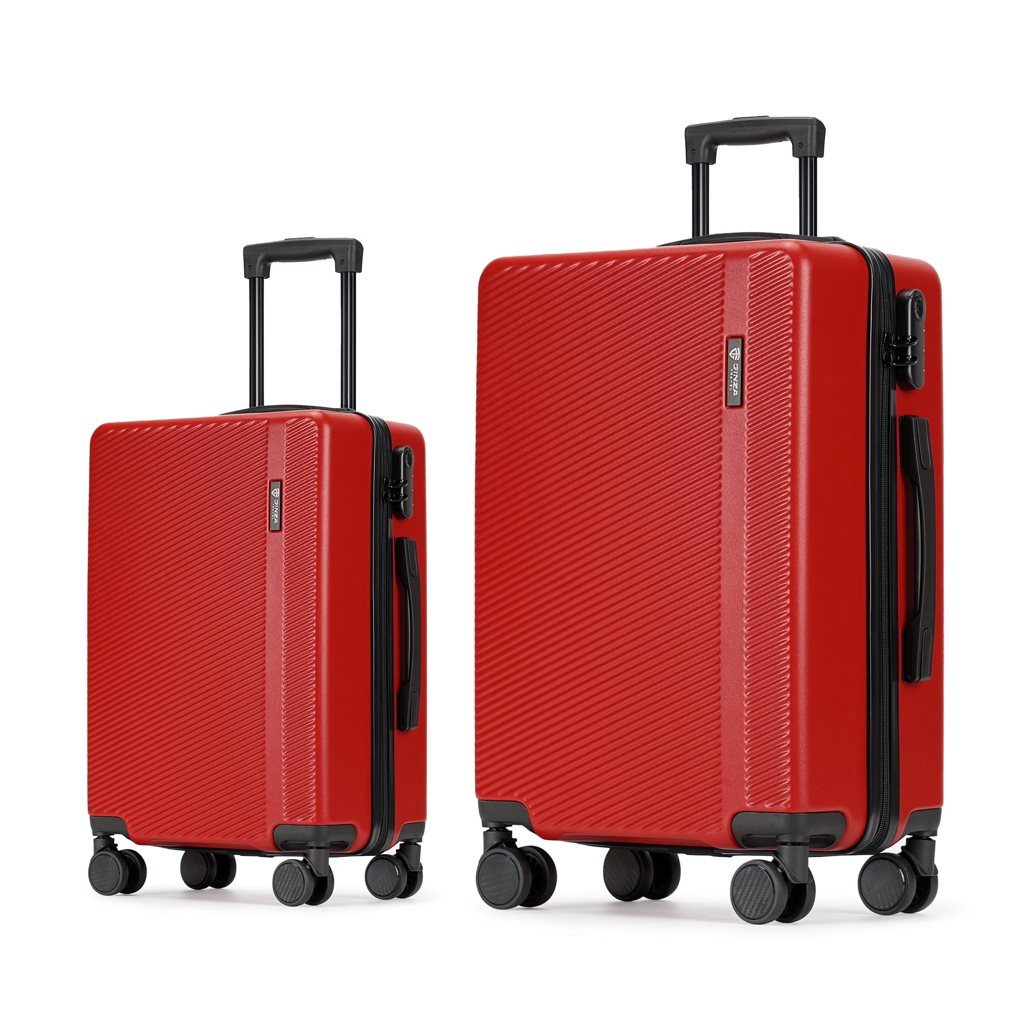 Ginza Travel Carry-On Hardshell Luggage Set, 2 Piece, Lightweight ...