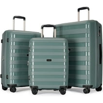 19V69 Italia Vintage Expandable Hard Spinner Luggage Set (3 Piece ...