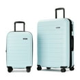 GinzaTravel 3-Piece Hardside Carry-On Expandable Luggage Set, ABS Hard ...