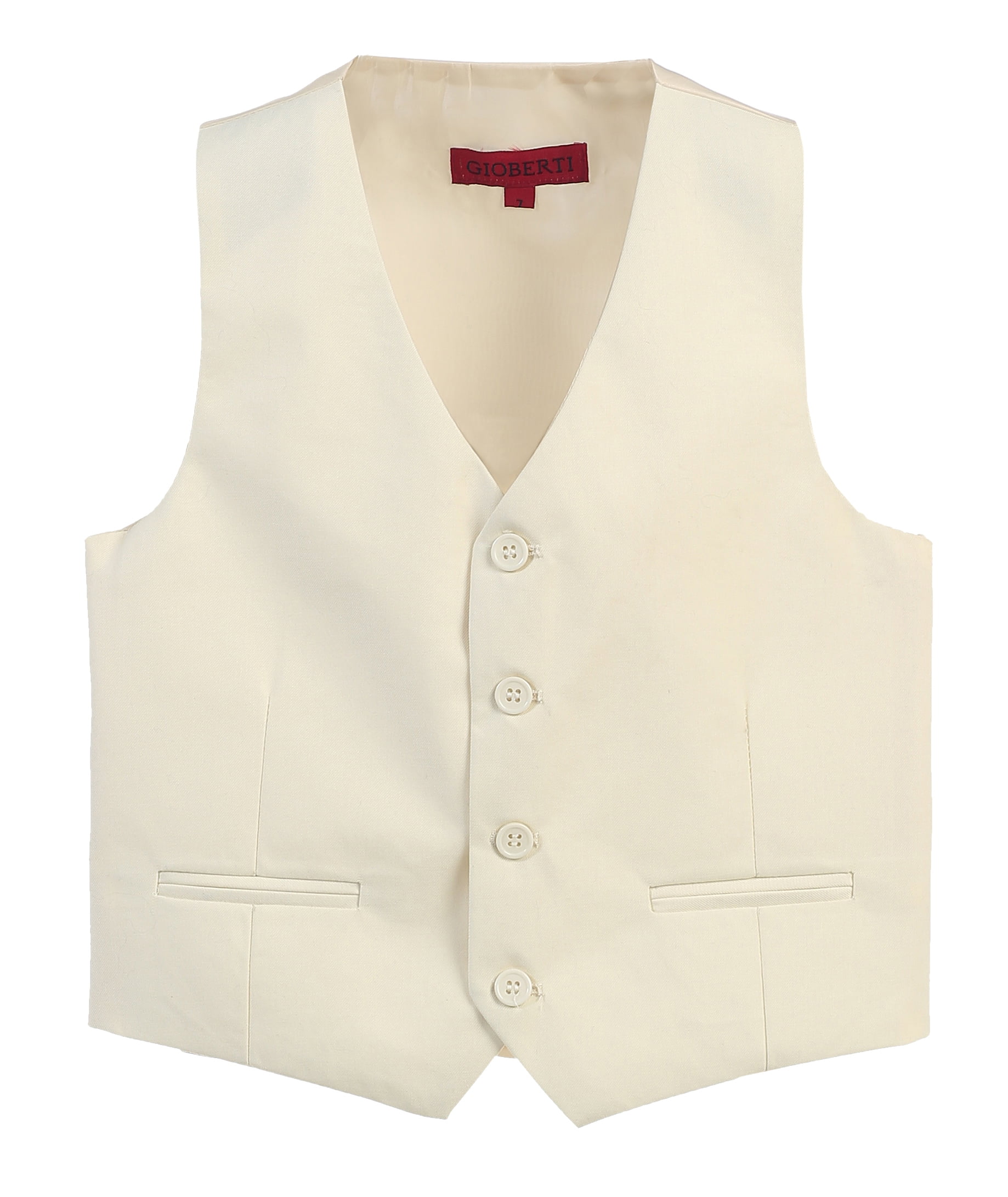 Gioberti Boy's 4 Button Formal Suit Vest - Walmart.com