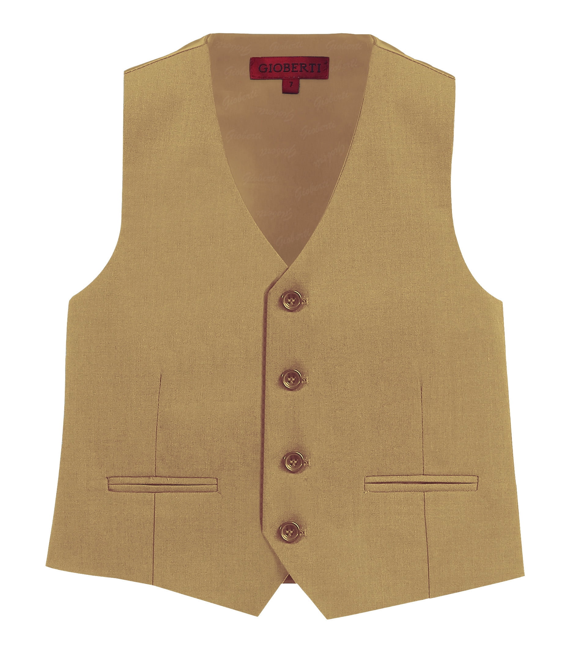 Gioberti Boy's 4 Button Formal Suit Vest - Walmart.com