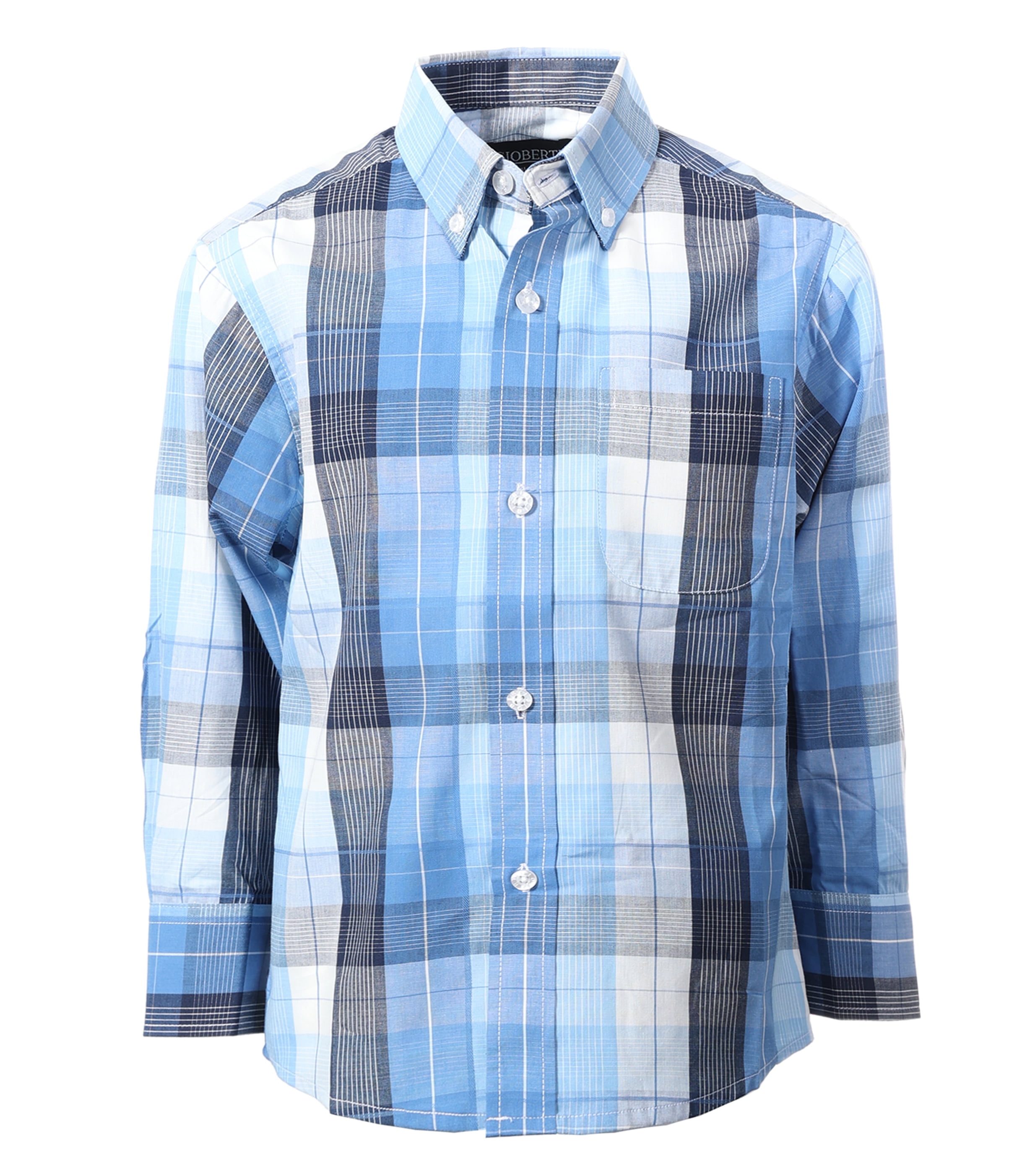 Gioberti Kids and Boys Long Sleeve Button Down Plaid Checkered Shirt ...
