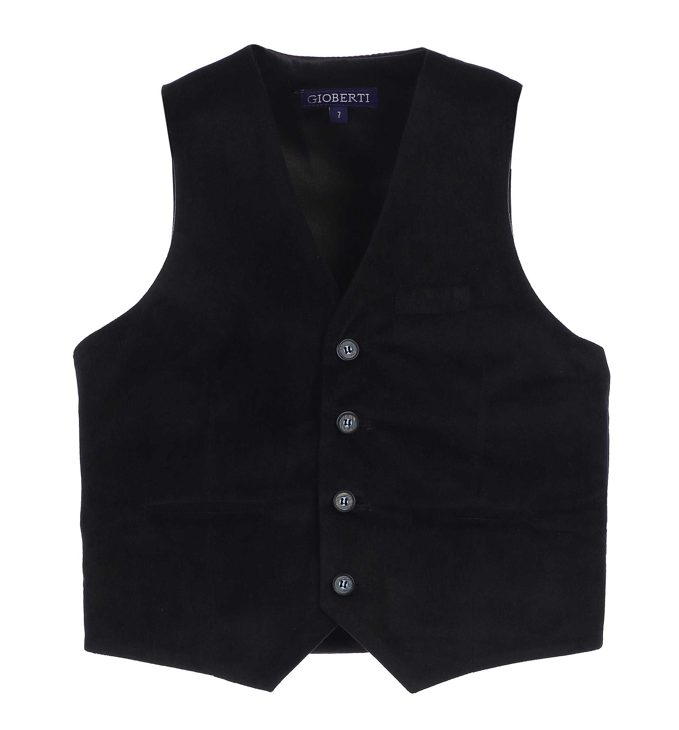 Gioberti Kids and Boys Velvet Formal Suit Vest - Walmart.com