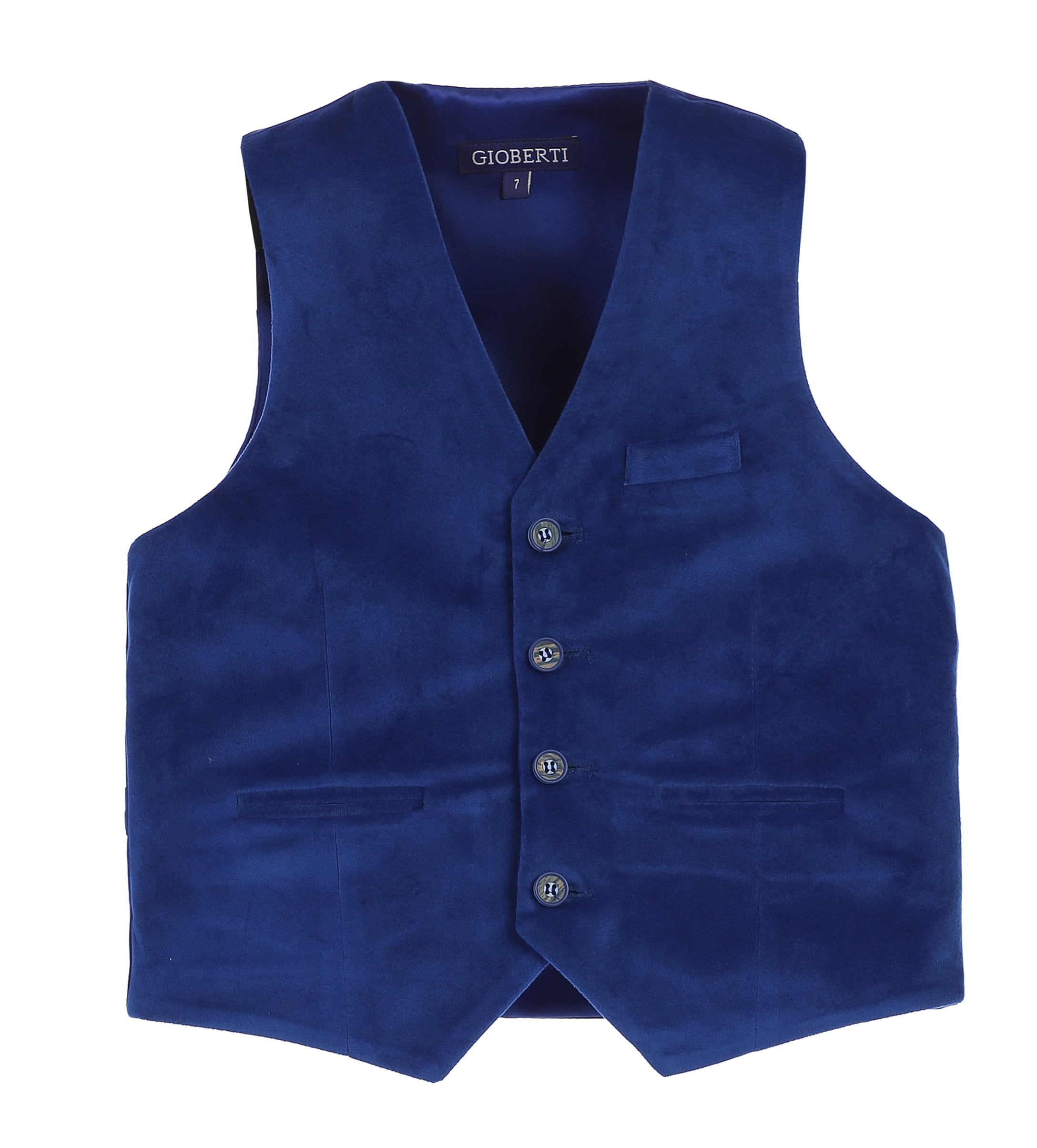 Gioberti Kids and Boys Velvet Formal Suit Vest - Walmart.com