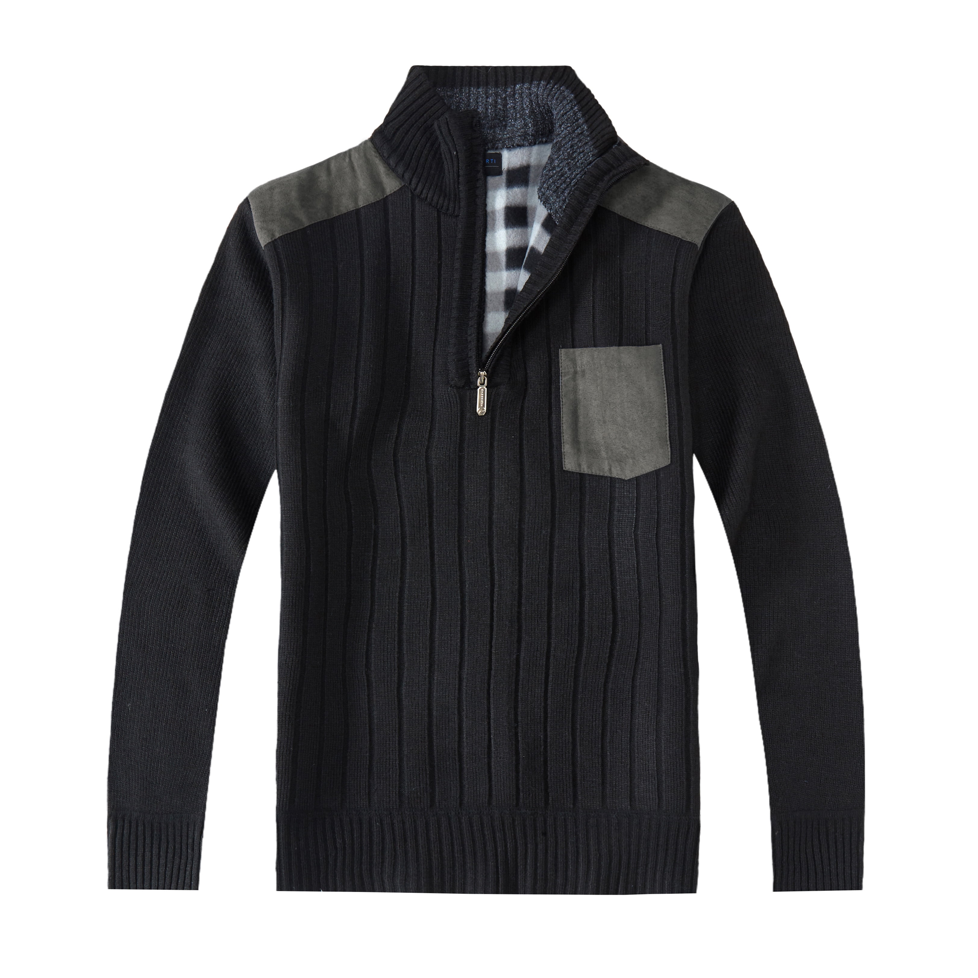 Gioberti Men's Half Zip Pullover Knitted Regular Fit Sweater With Soft ...