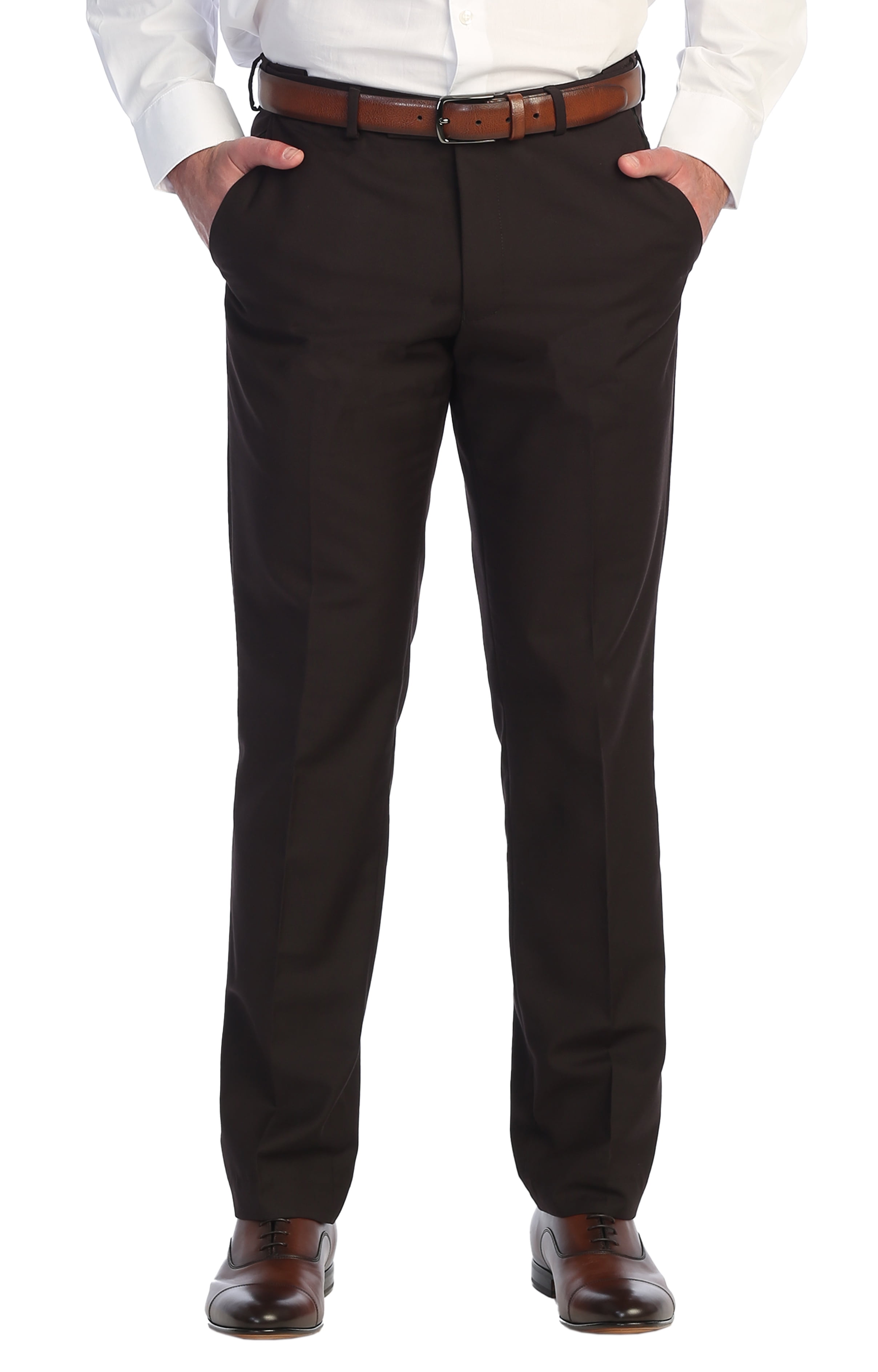 Gioberti Men's Hidden Expandable Waist Dress Pants - Walmart.com