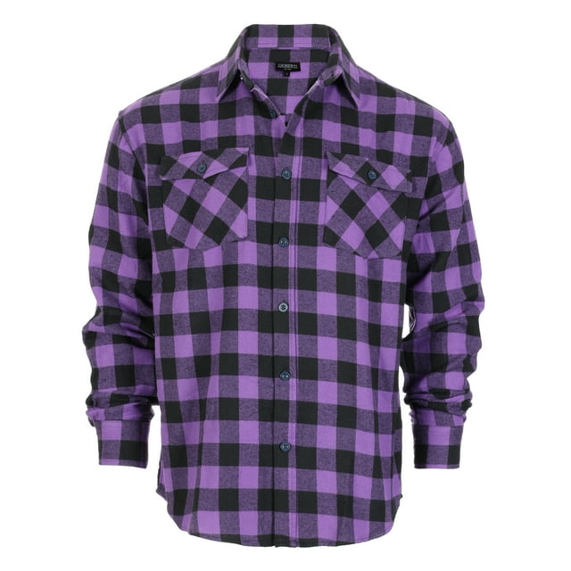 Gioberti Men's Plaid Checkered Brushed Flannel Shirt - Walmart.com Gioberti Men's Plaid Checkered Brushed Flannel Shirt - Walmart.com