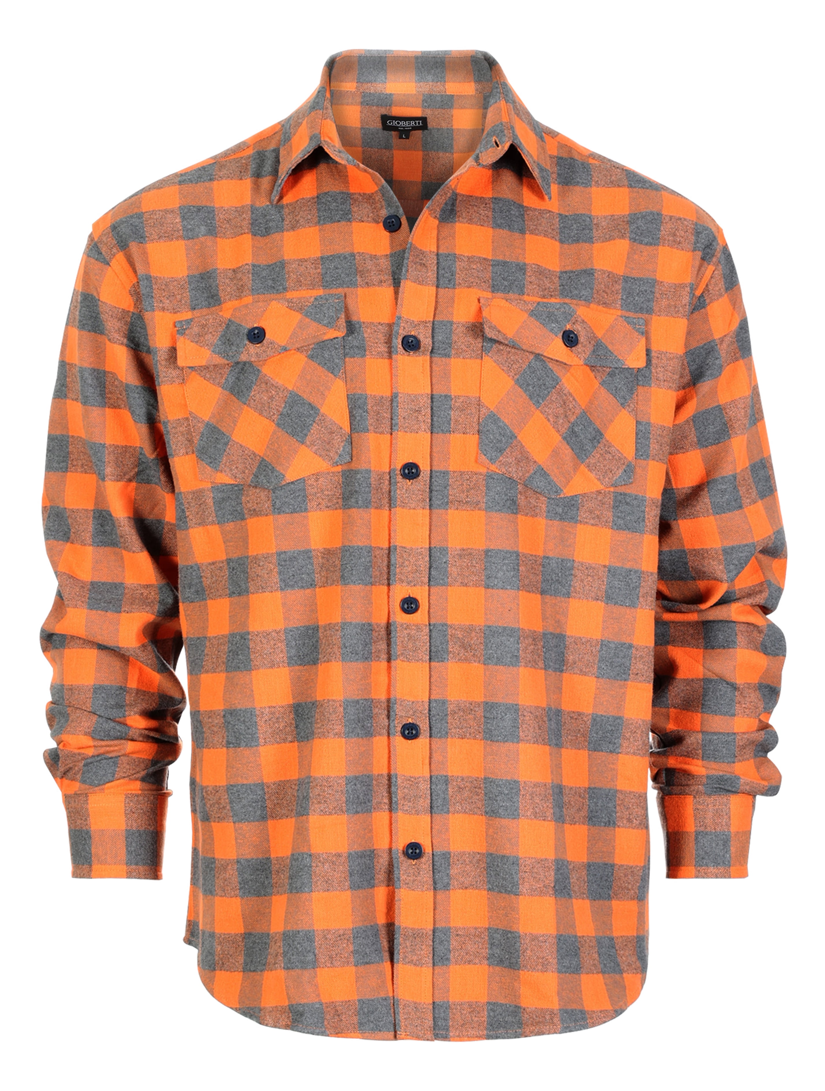 Gioberti Men's Plaid Checkered Brushed Flannel Shirt - Walmart.com Gioberti Men's Plaid Checkered Brushed Flannel Shirt - Walmart.com