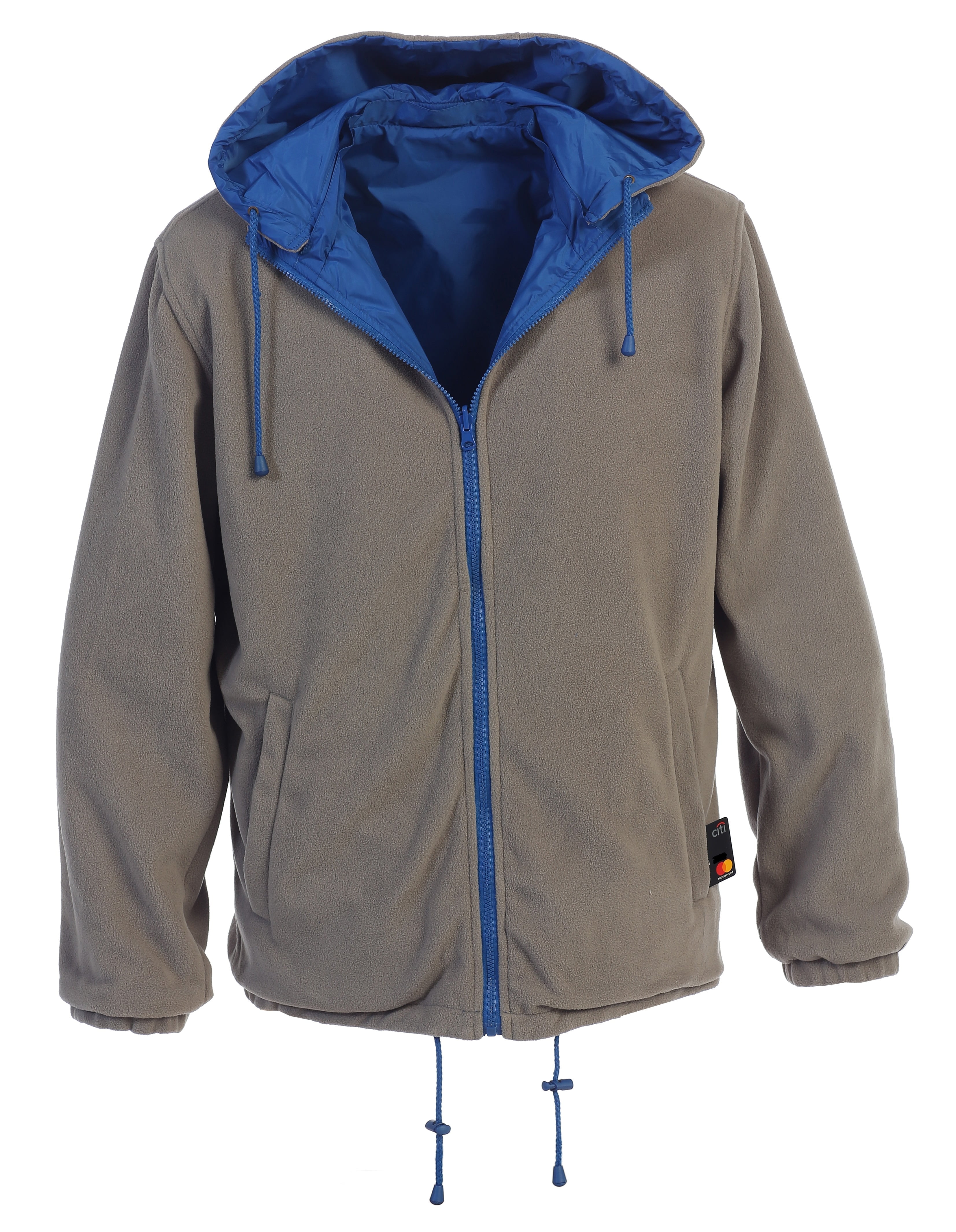 Gioberti Men's Reversible Rain Jacket with Polar Fleece Lining ...