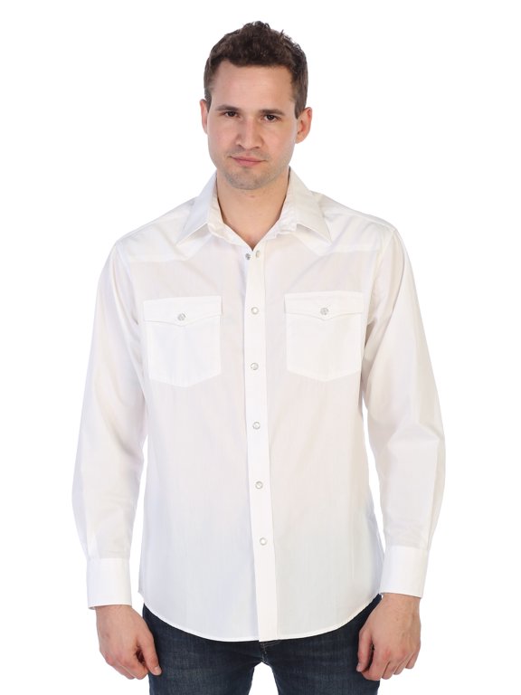 Big Men's Long Sleeve Rose Embroidery - Walmart.com