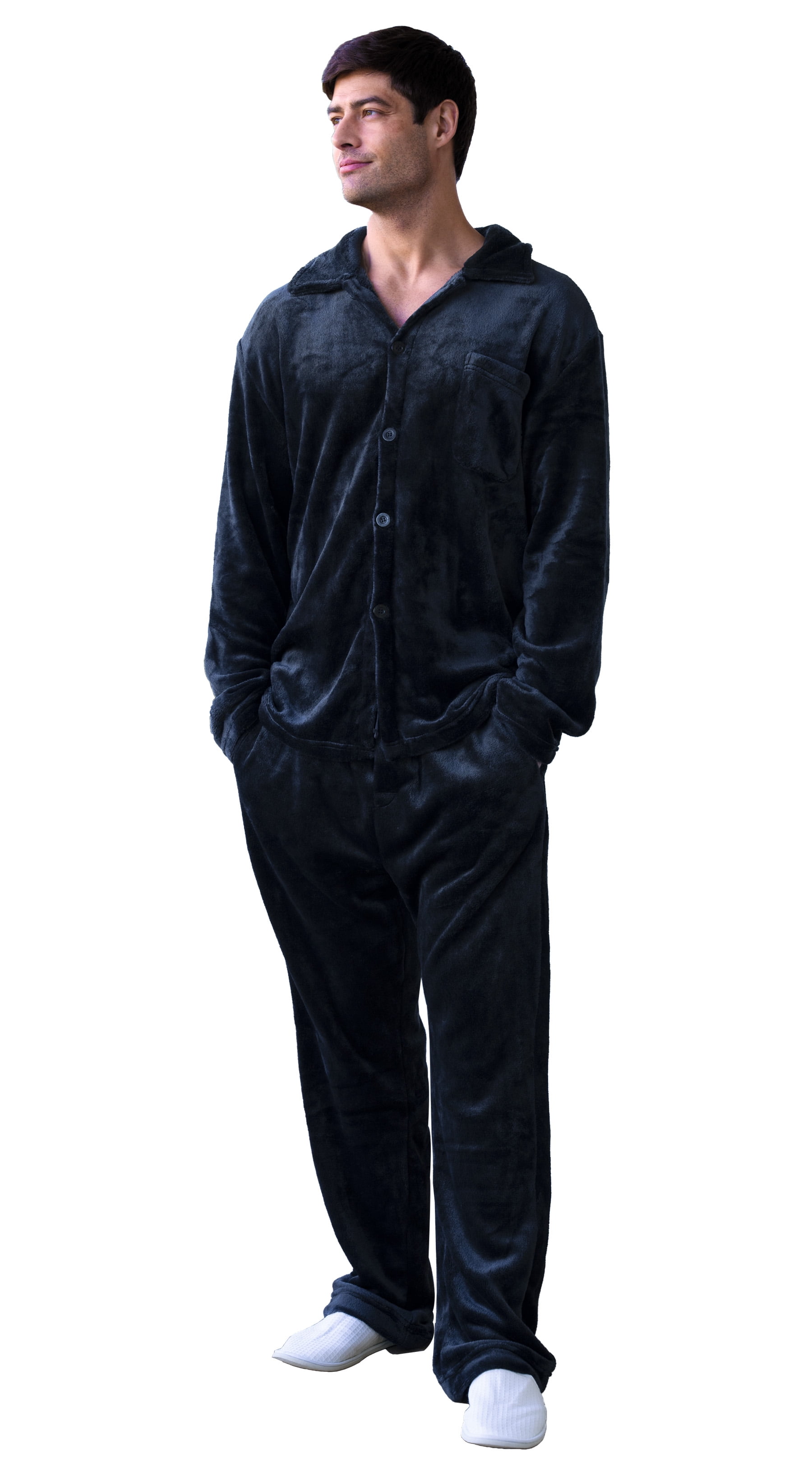 Gioberti Mens 2pc Super Soft Plush Pajama Set - Walmart.com