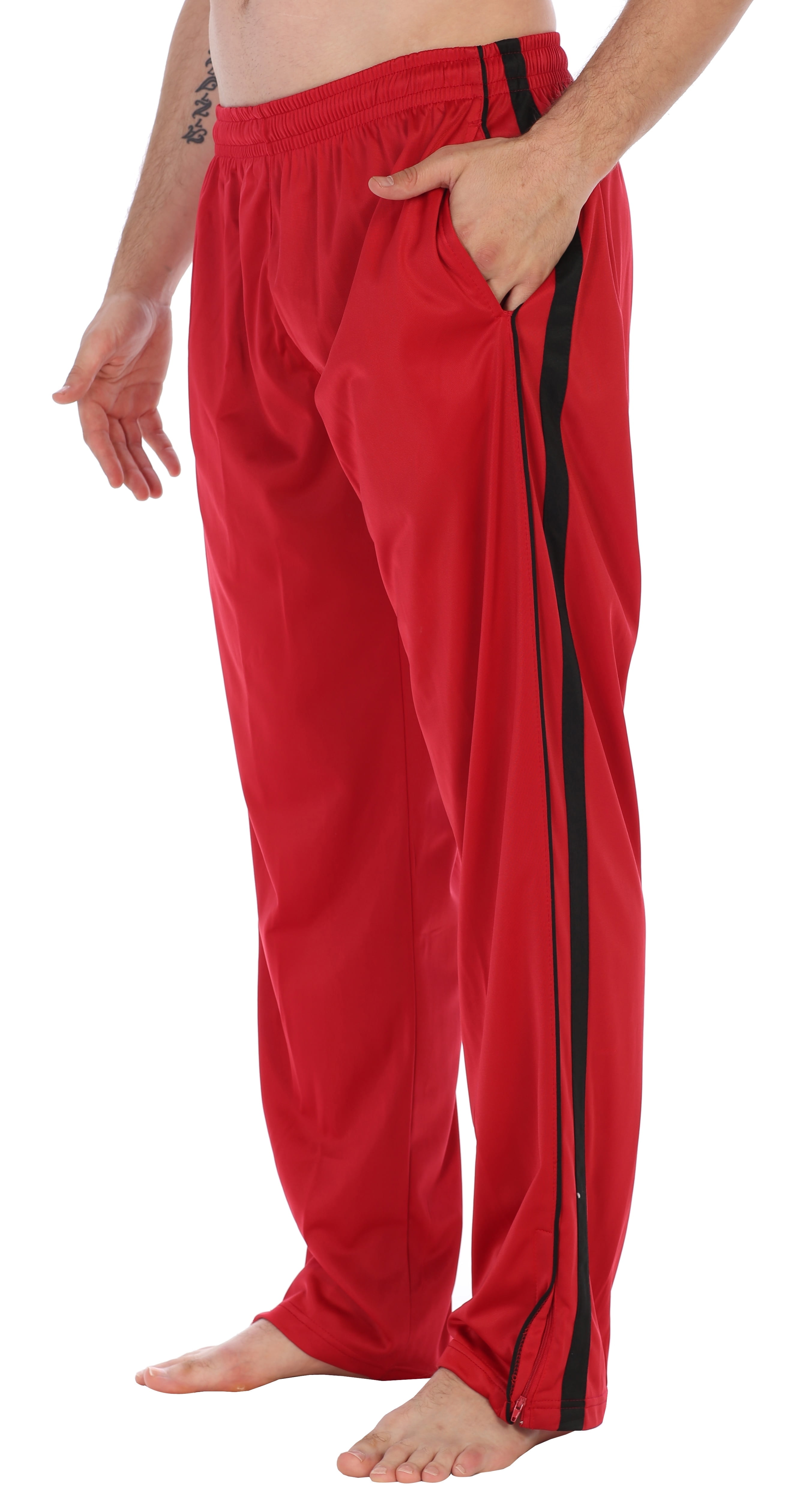 Gioberti Mens Athletic Track Pants with Zip Bottom - Walmart.com