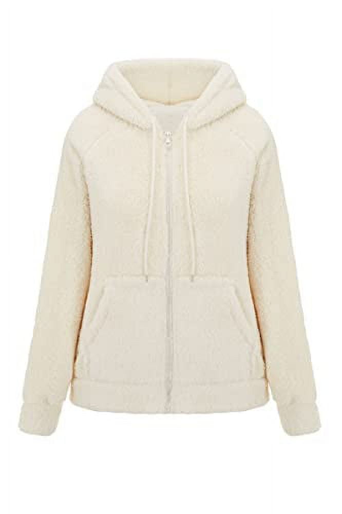 Giolshon Women Fleece Jacket, Spring and Fall Fashion Fluffy Short ...