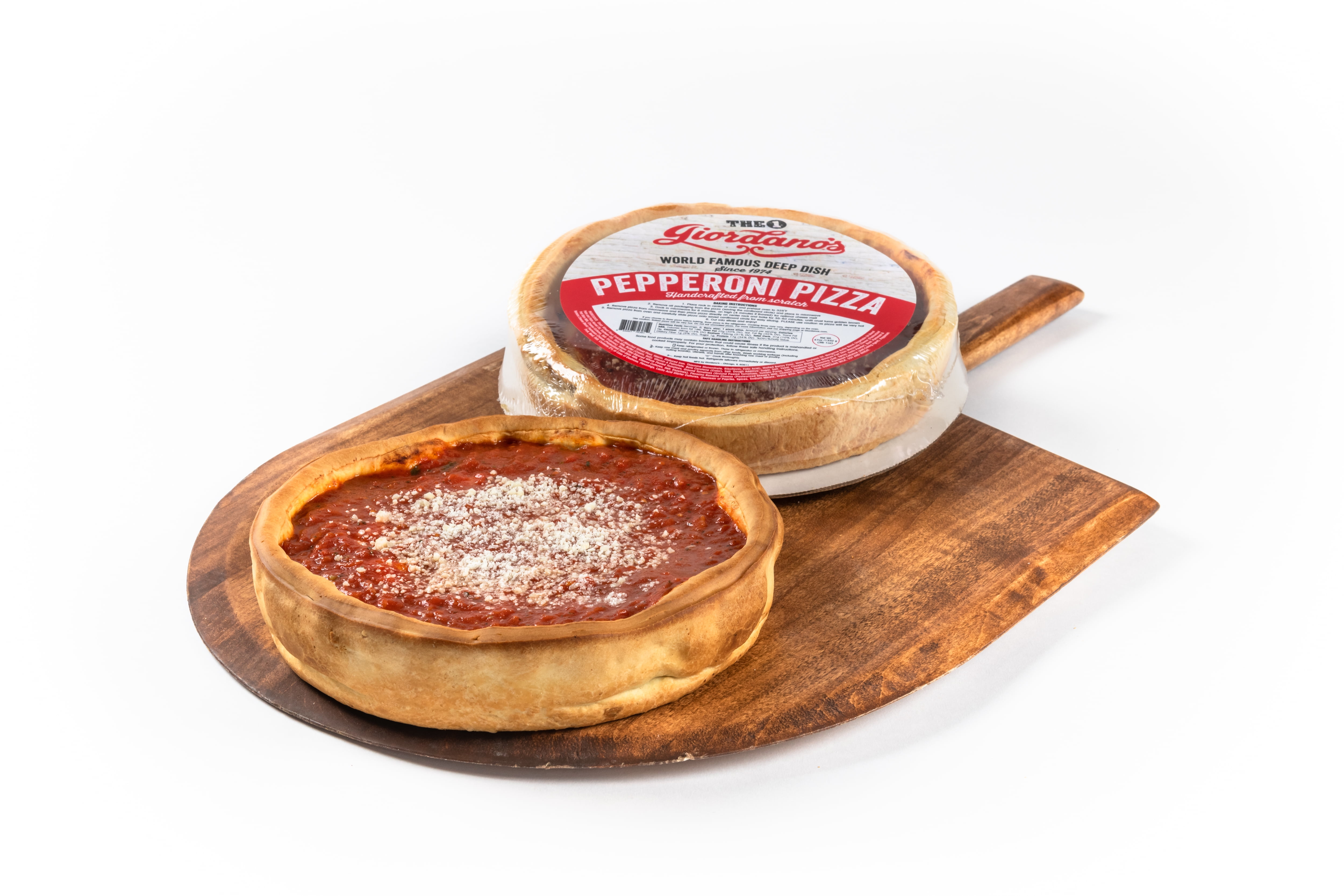 Giordanos Double Crust Stuffed Chicago Deep Dish Frozen Pizza 10 2 Pack Cheese And