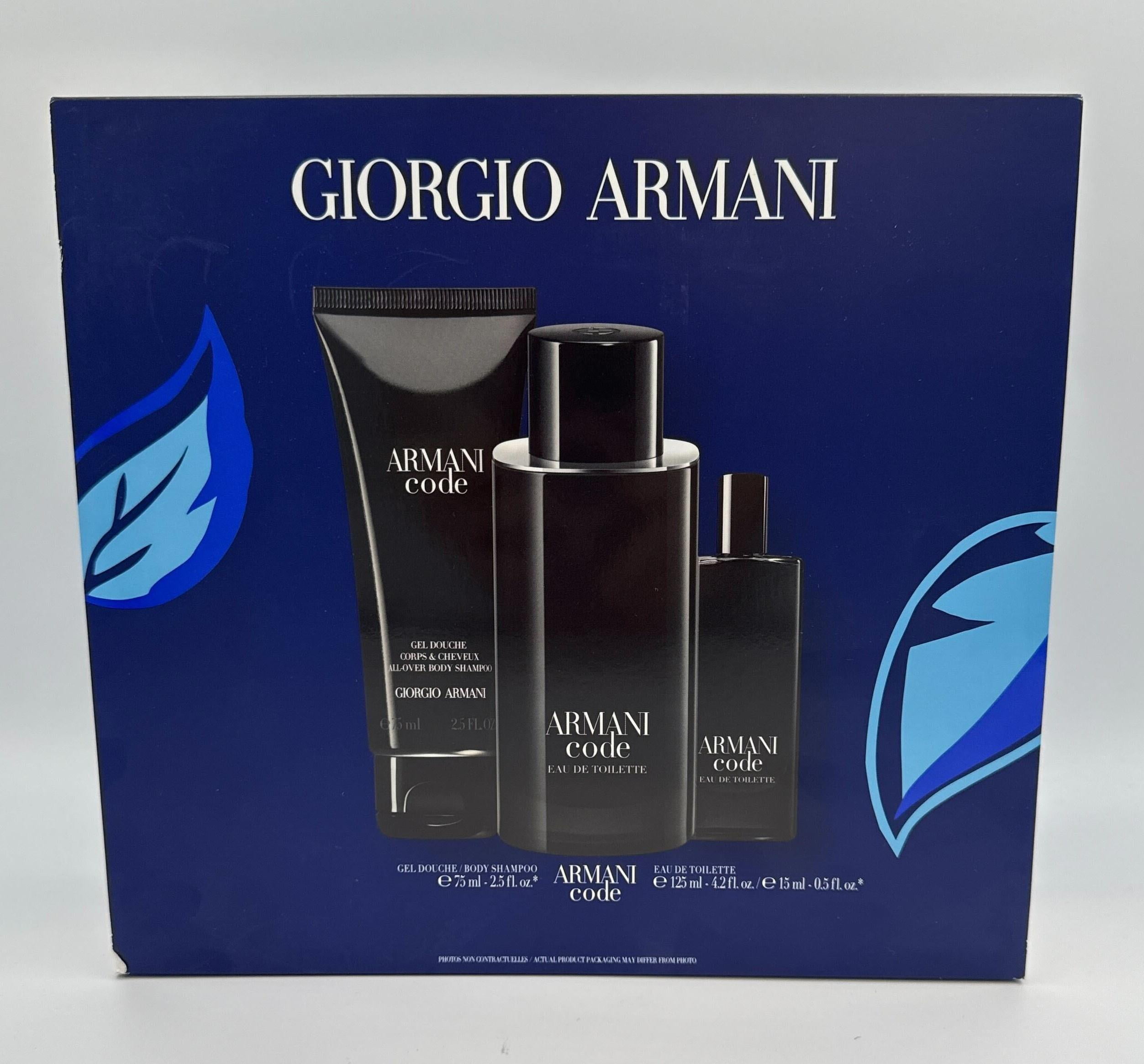 Giorgio Armani Men's Armani Code Gift Set Fragrances 3614274186031 ...