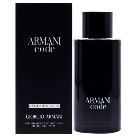 Giorgio Armani Black Code Men, Sultry Sleek EDT Spray 4.2 Oz, Sexy ...
