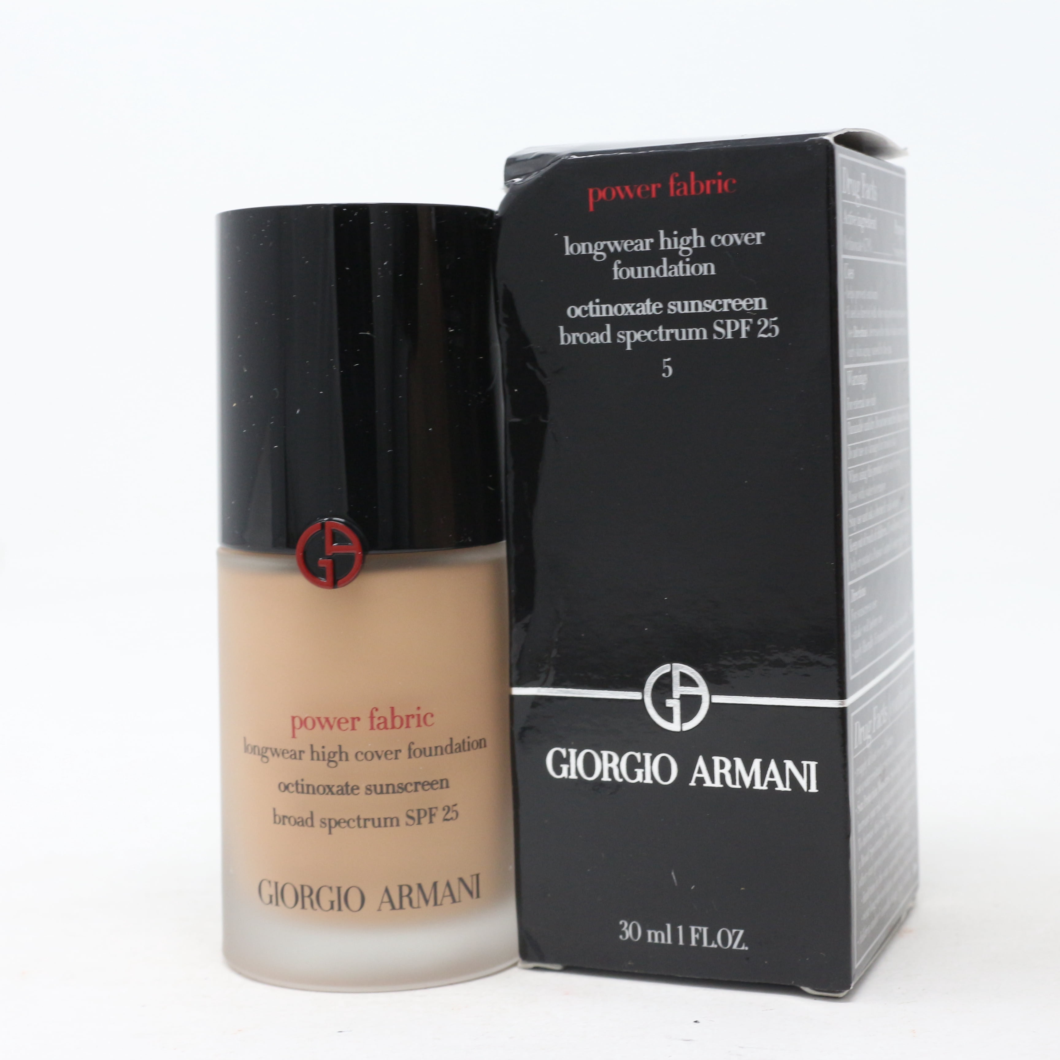 Giorgio Armani Powder Fabric Longwear Foundation 5 1oz/30ml New With ...