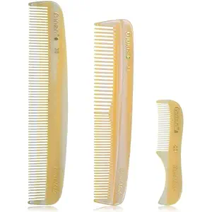 Giorgio Beard Combs Set - Handmade Ivory Beard Comb Kit for Beard and ...