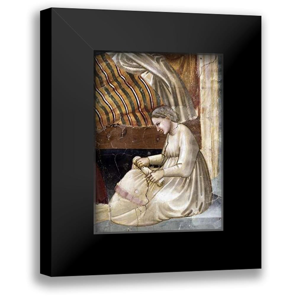 Giotto 11x14 Black Modern Framed Museum Art Print Titled - Birth of The ...