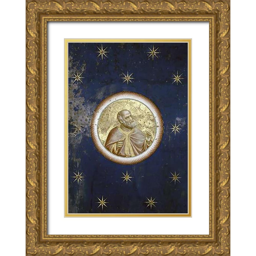 Giotto 11x14 Gold Ornate Wood Framed with Double Matting Museum Art ...