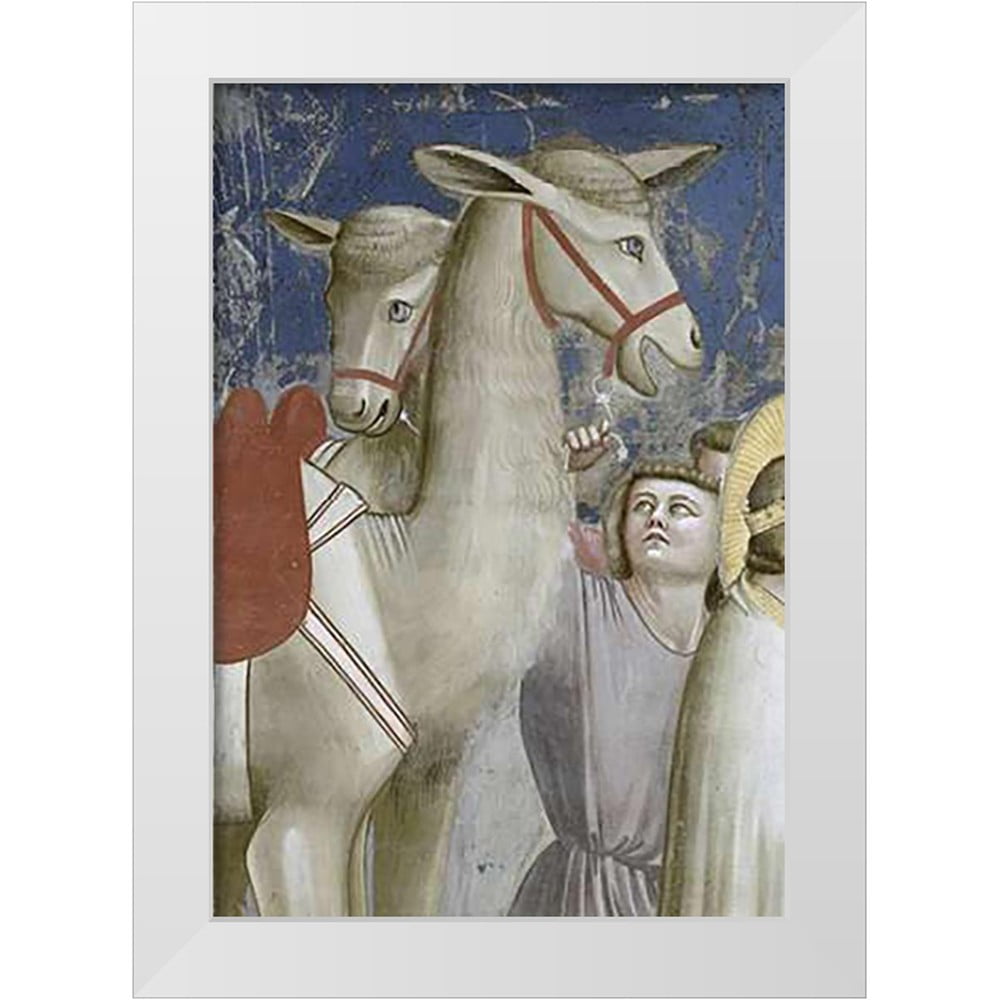 Giotto 11x14 White Modern Wood Framed Museum Art Print Titled ...