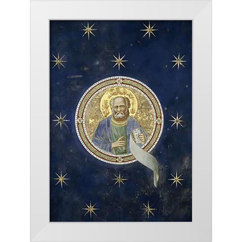 Giotto 11x14 White Modern Wood Framed Museum Art Print Titled - Prophet ...
