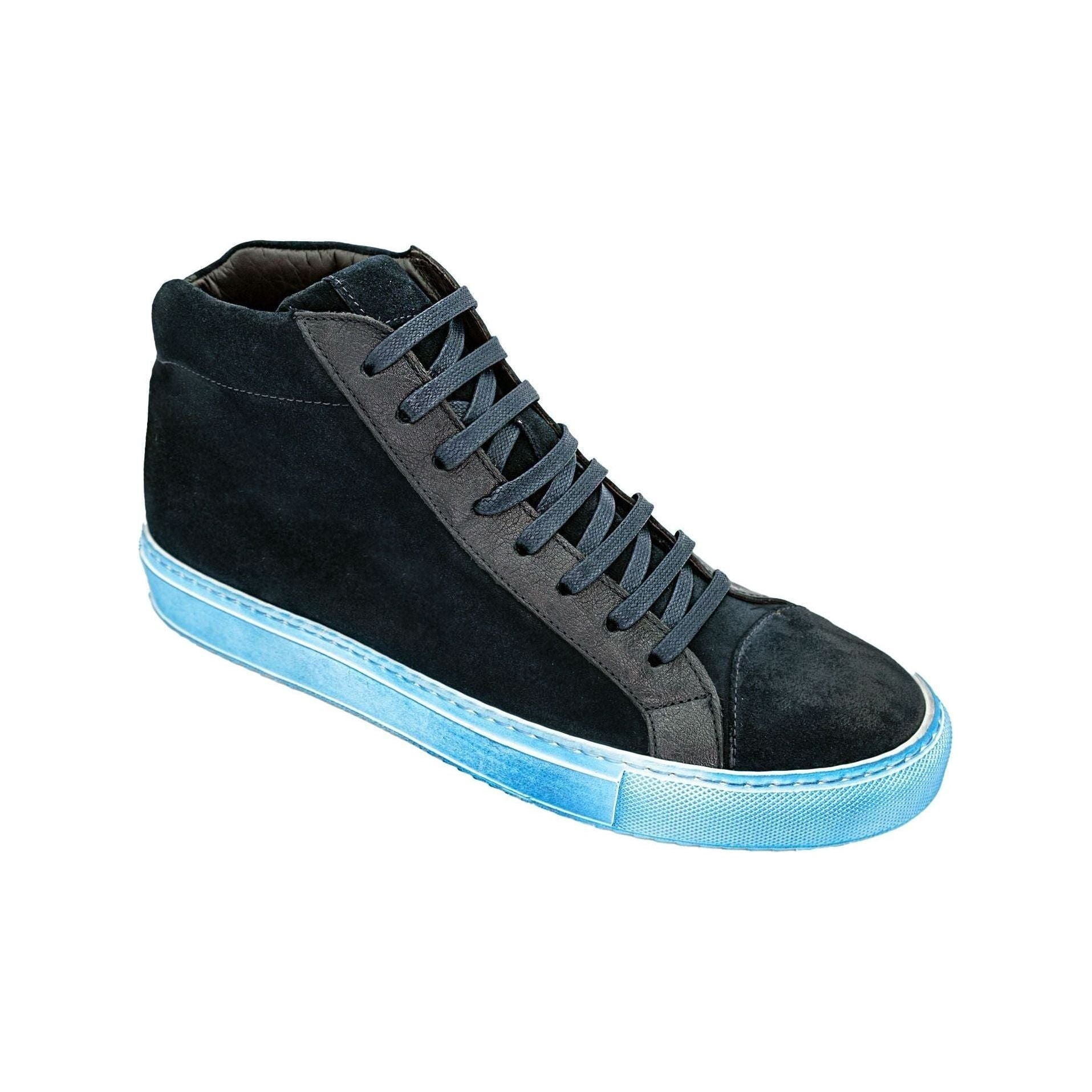 Giovacchini by Belvedere Boots Made In Italy Suede Ruben Antique Blue ...