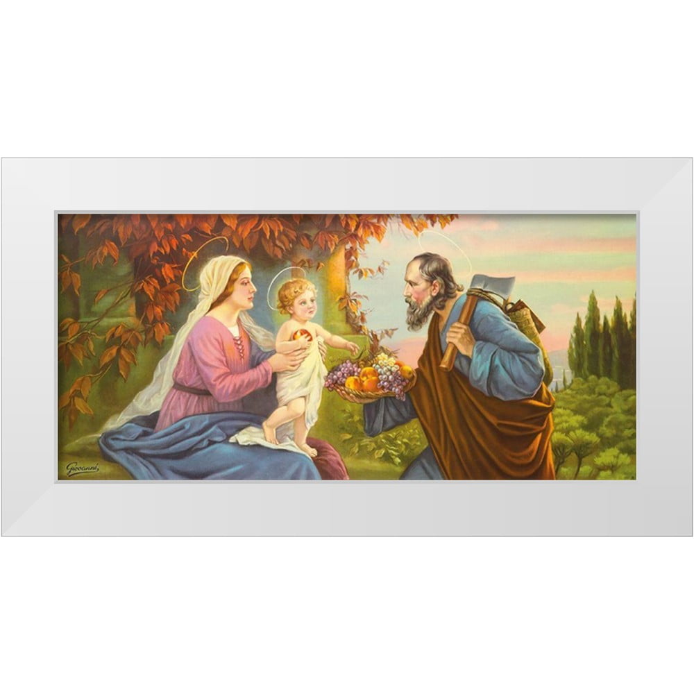 Giovanni 18x10 White Modern Wood Framed Museum Art Print Titled - HL ...