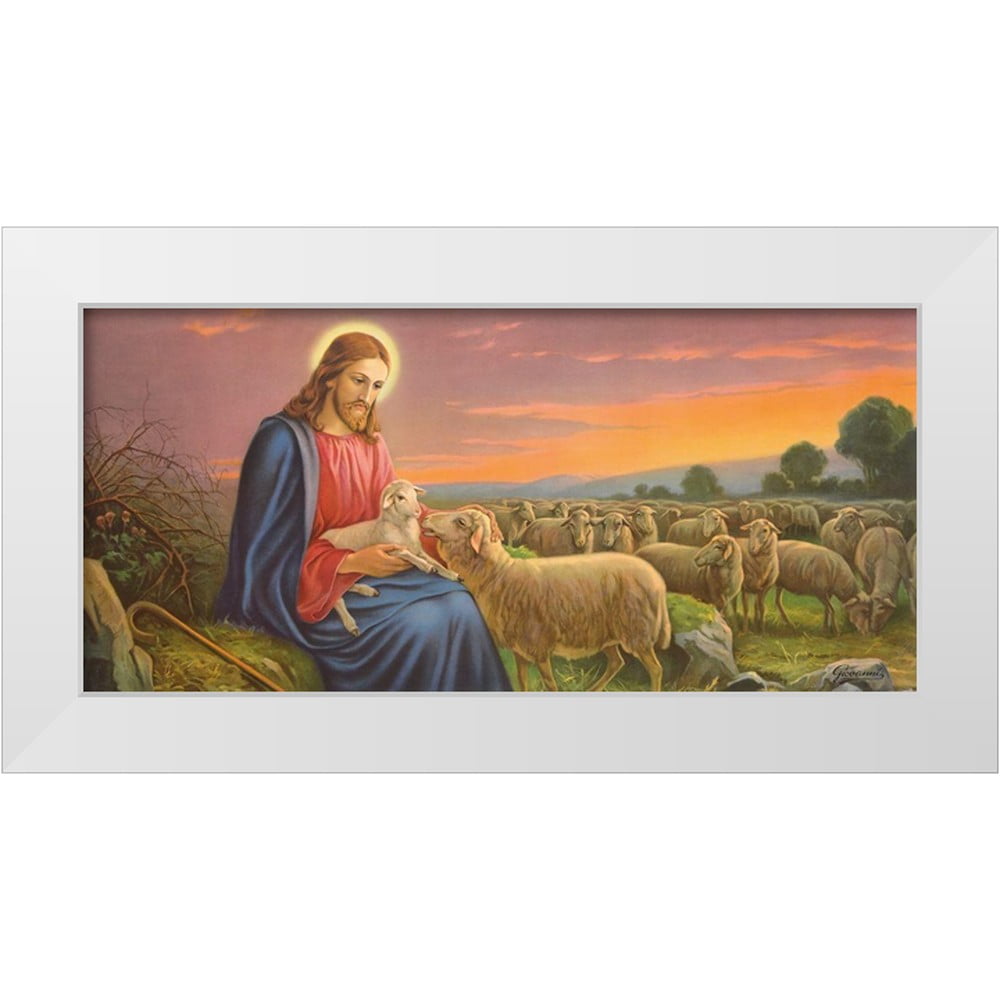 Giovanni 24x13 White Modern Wood Framed Museum Art Print Titled - DER ...